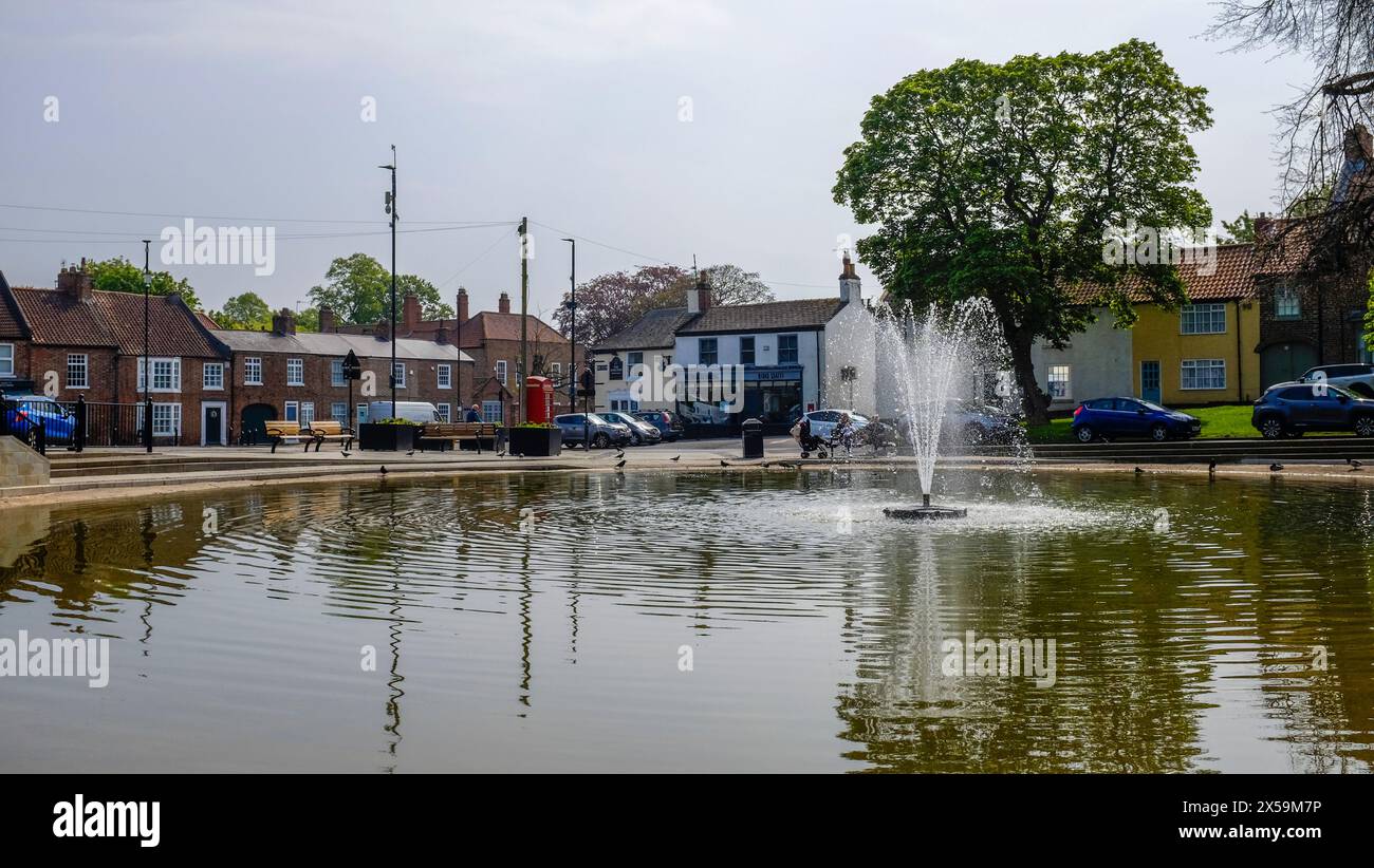The scenic duck pond area at Norton on Tees,England,UK Stock Photo - Alamy