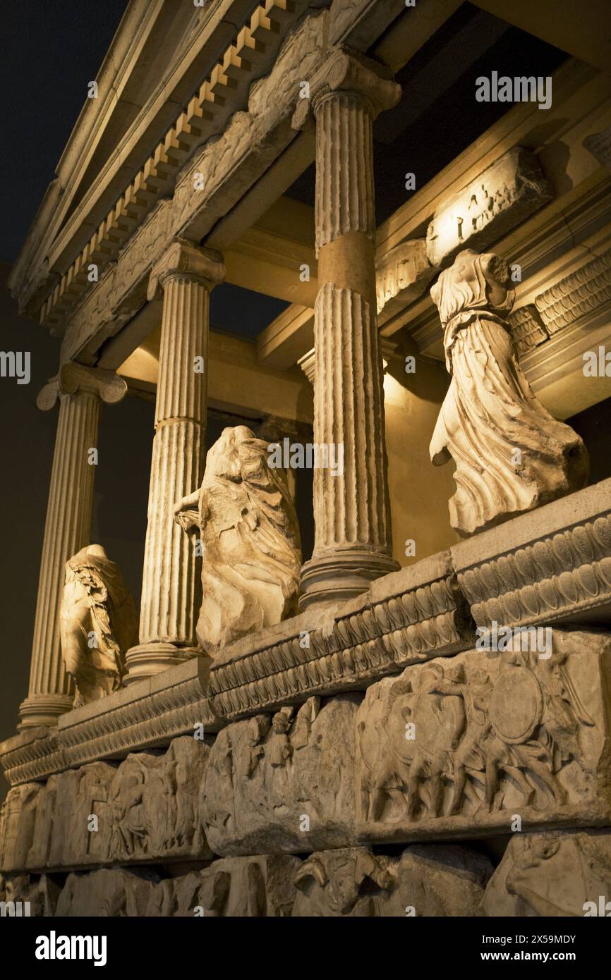 Statue from the Nereid Monument, Lykian, The British Museum, London ...