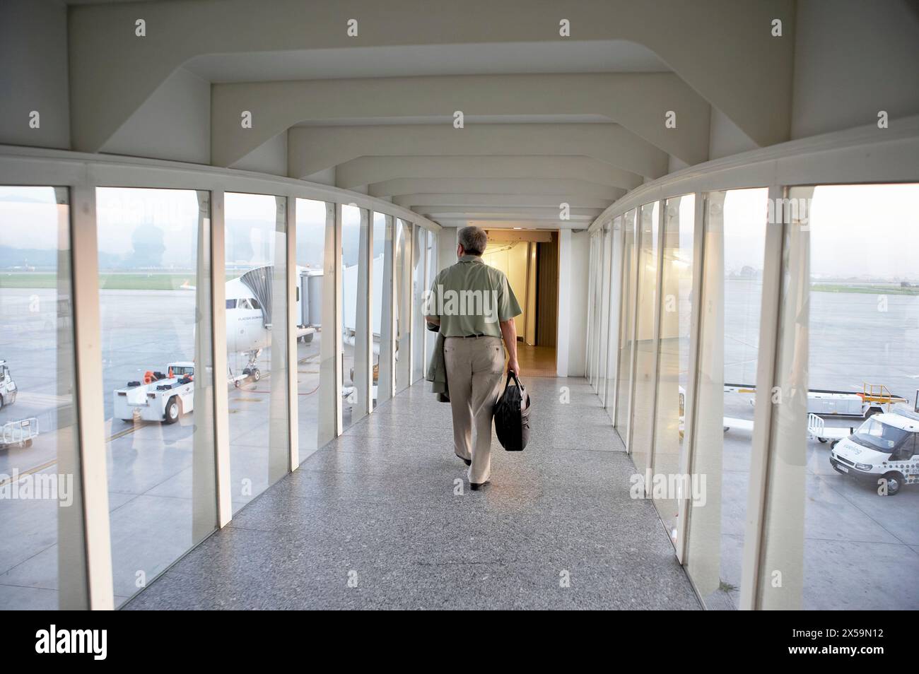 Bilbao Airport. Loiu. Bizkaia. Basque Country. Spain Stock Photo - Alamy