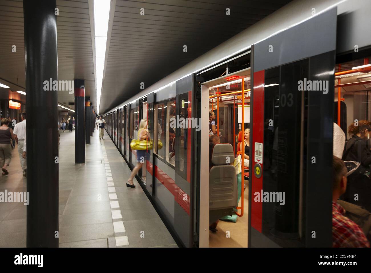 Subway, Prague, Czech Republic Stock Photo - Alamy