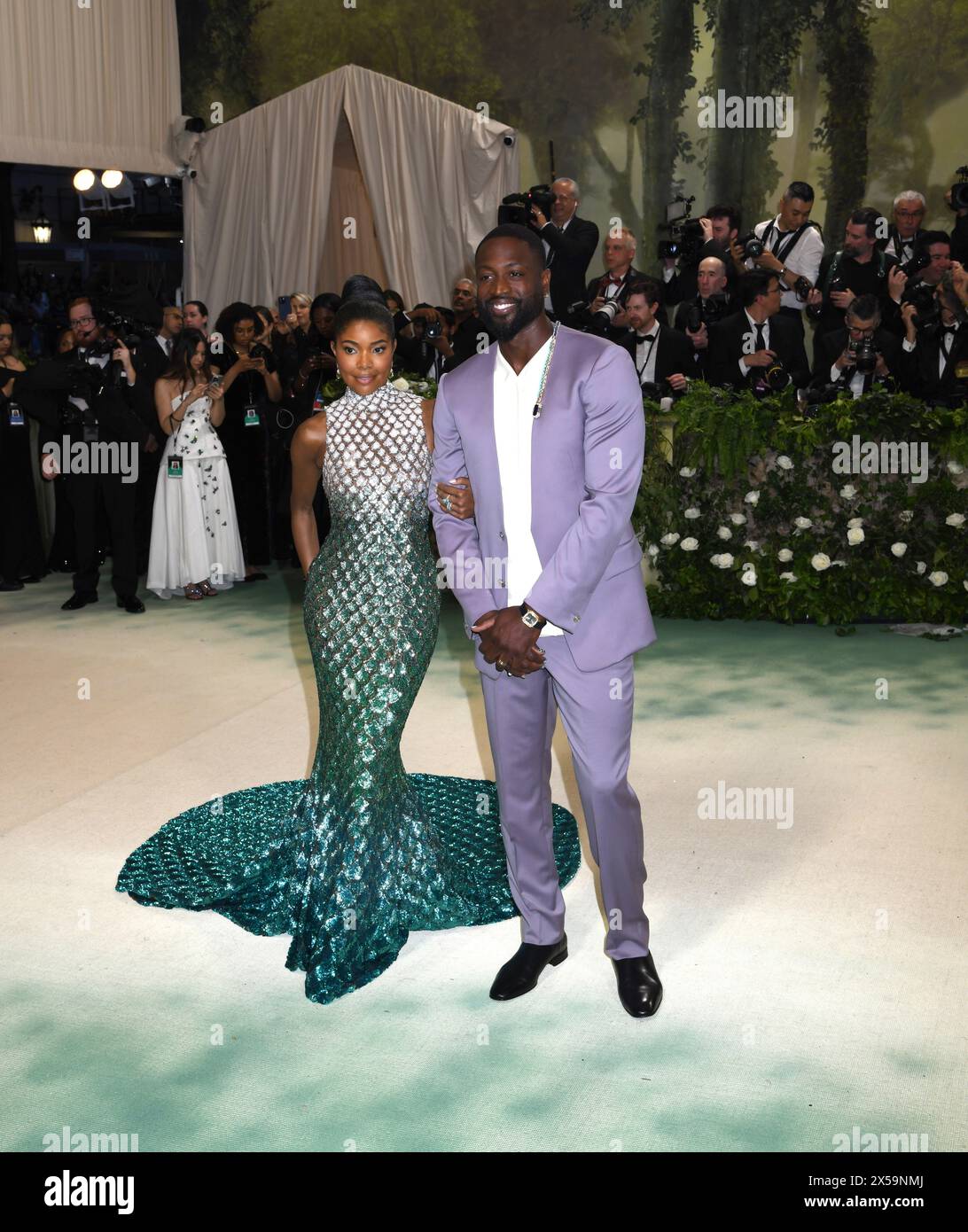 May 6, 2024, New York, New York, USA: Gabrielle Union and Dwayne Wade ...