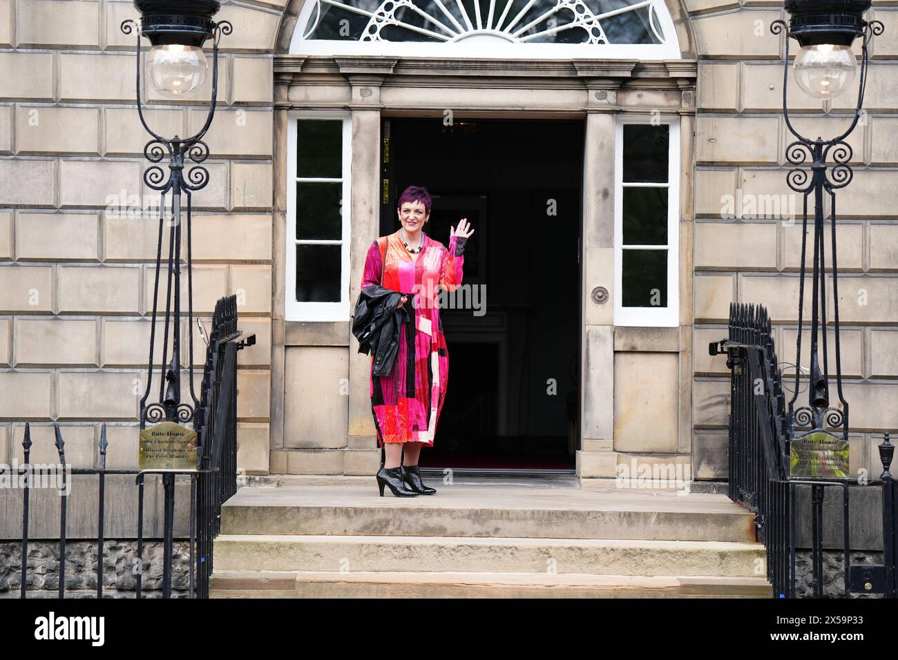 Angela Constance arrives at Bute House, Edinburgh, after newly ...