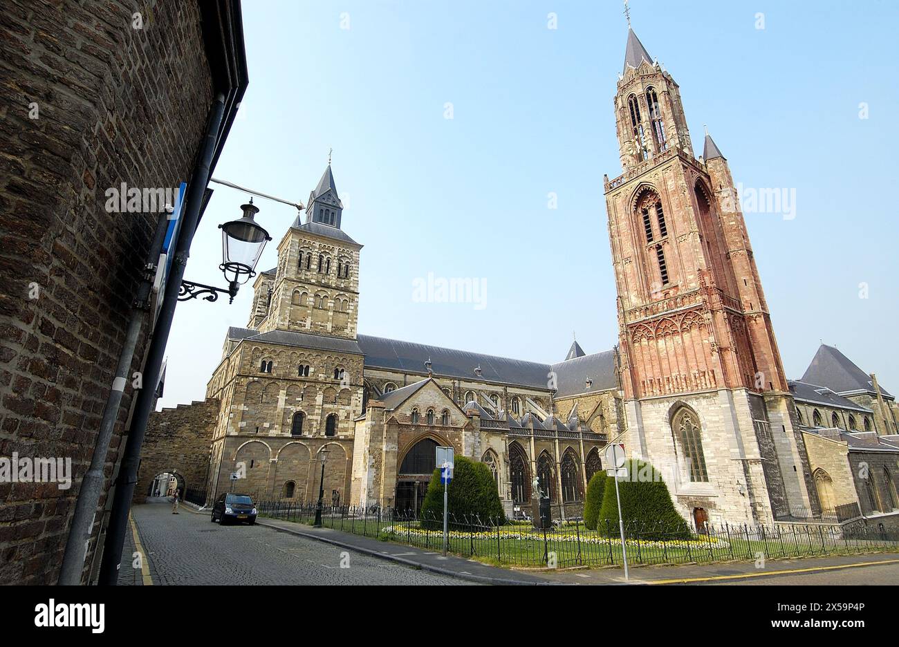 St. Servatius cathedral. Maastricht. Limburg, Netherlands Stock Photo ...