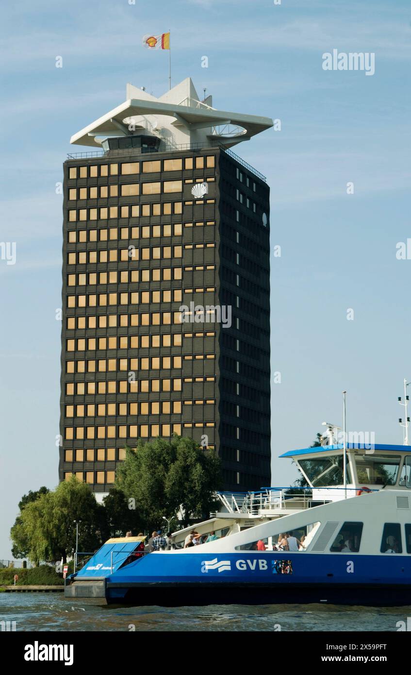 EDIFICIO SHELL HET IJ AMSTERDAM HOLANDA Stock Photo - Alamy