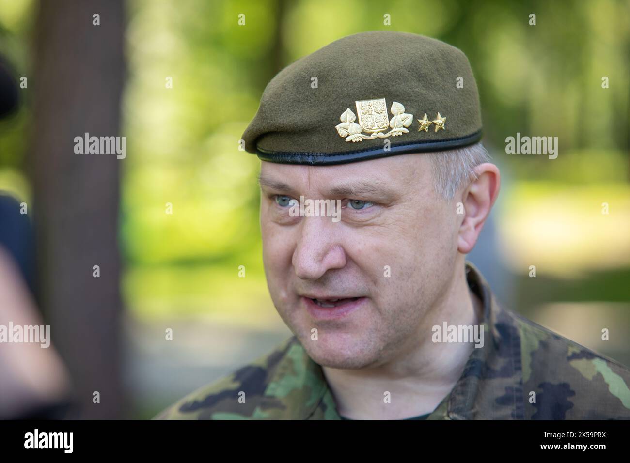 General Vaclav Vlcek, commander of the Operations command, speaks ...