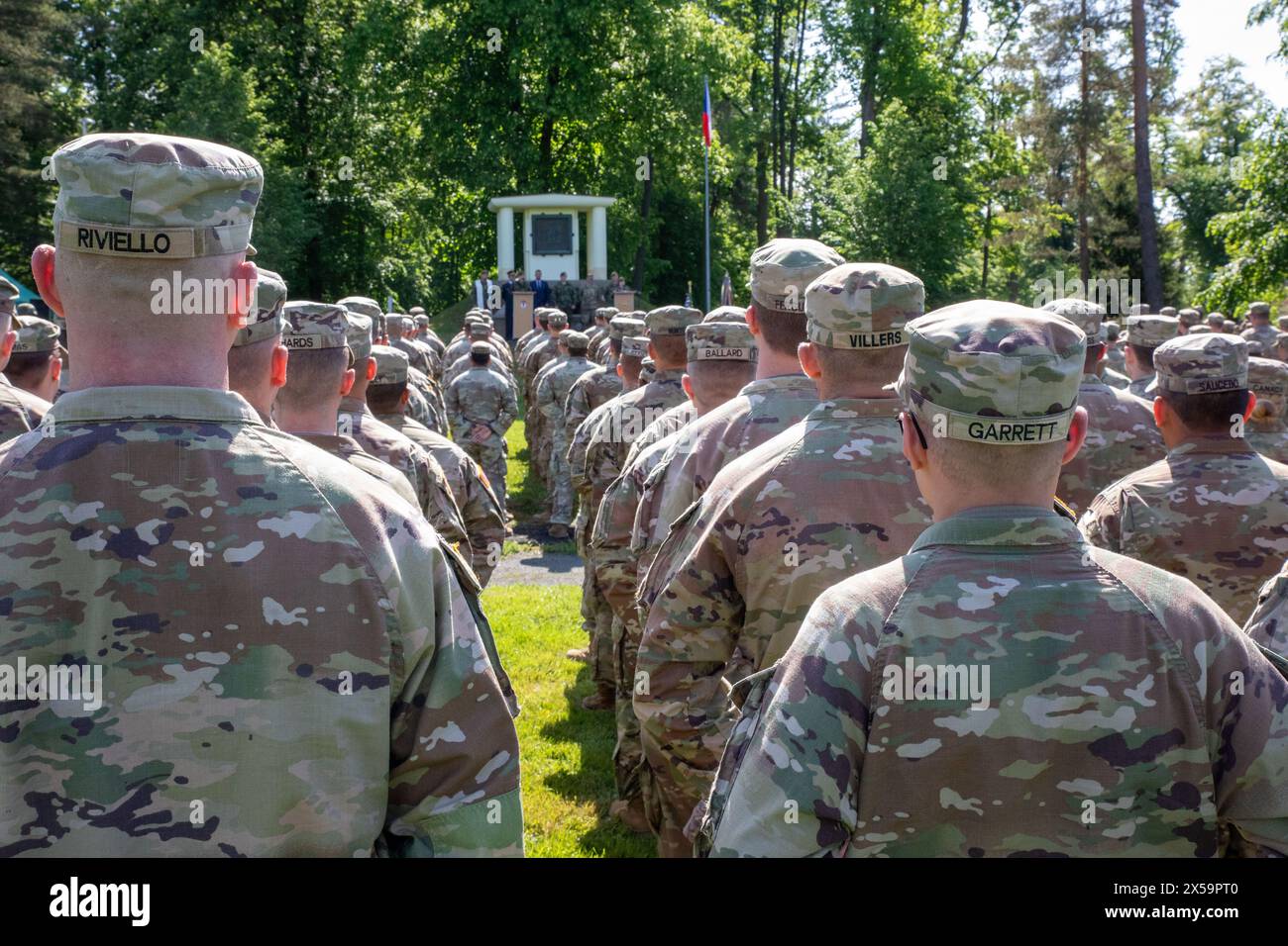 Ceremonial entry of Czech and American troops on the occasion of 79th ...