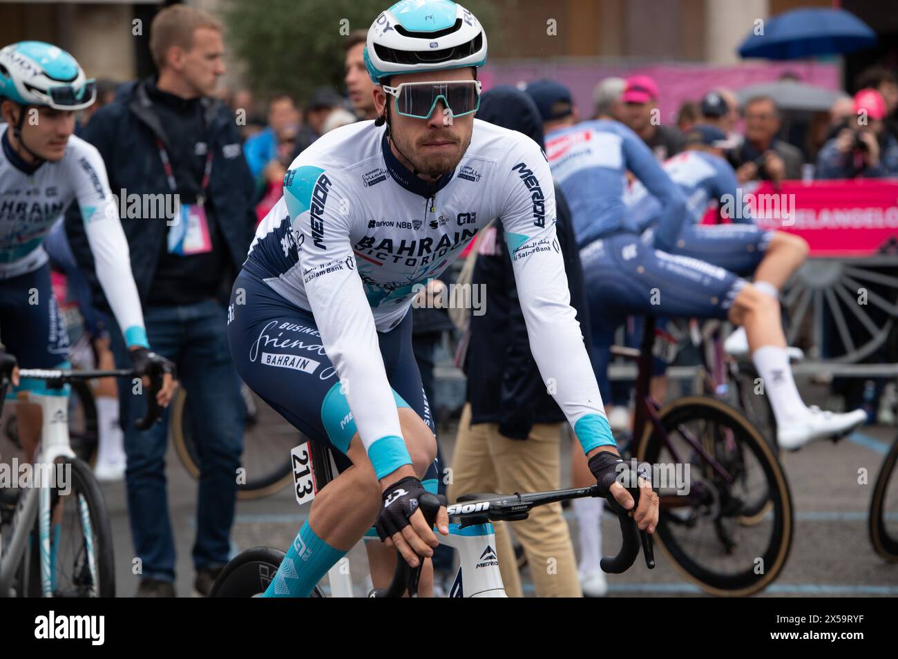 Novara, Italy. 06th May, 2024. Phil Bauhaus, team Bahrain Victorious ...