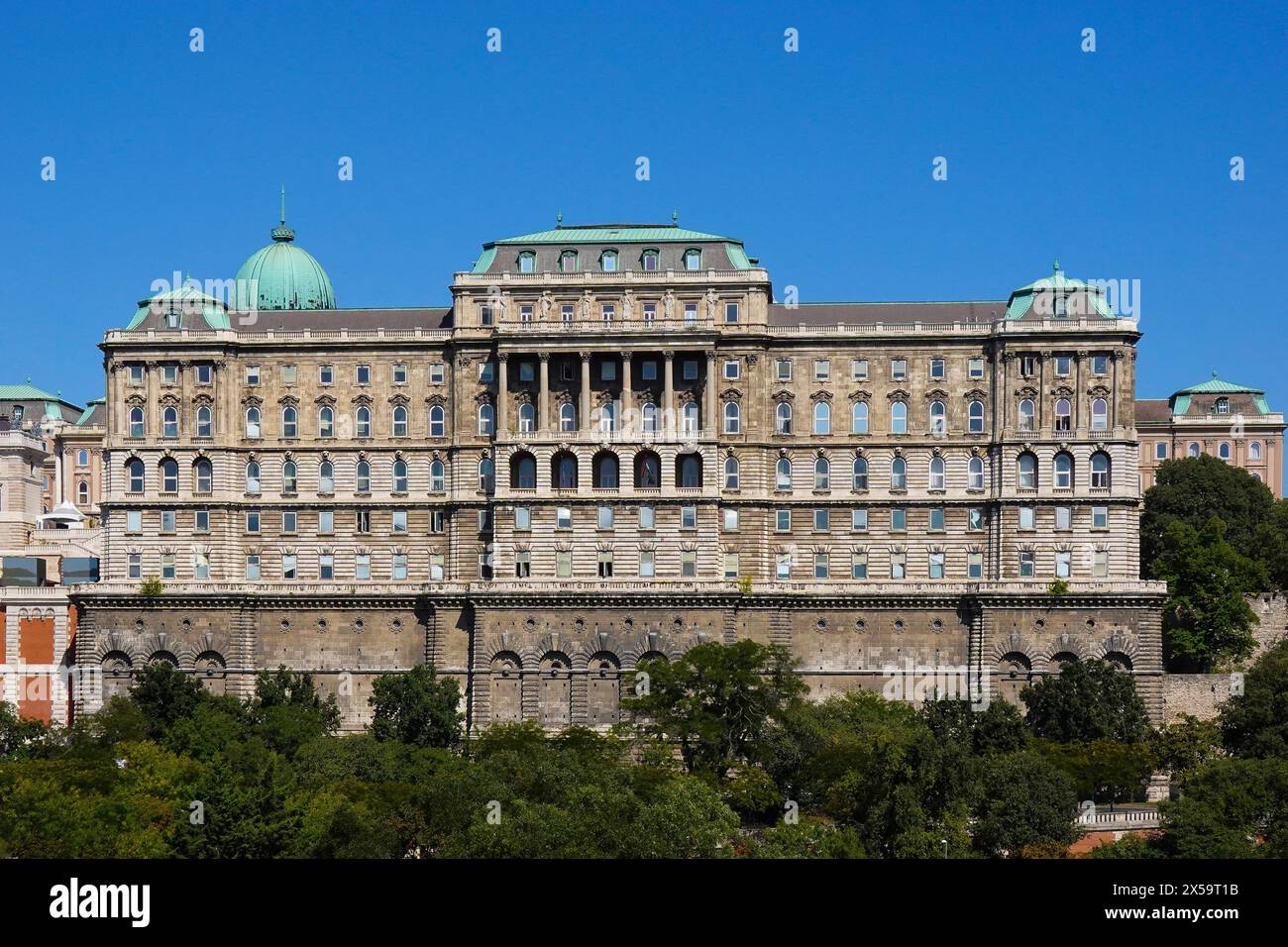 Hungary, Budapest, Buda Castle was built on the southern tip of Castle ...