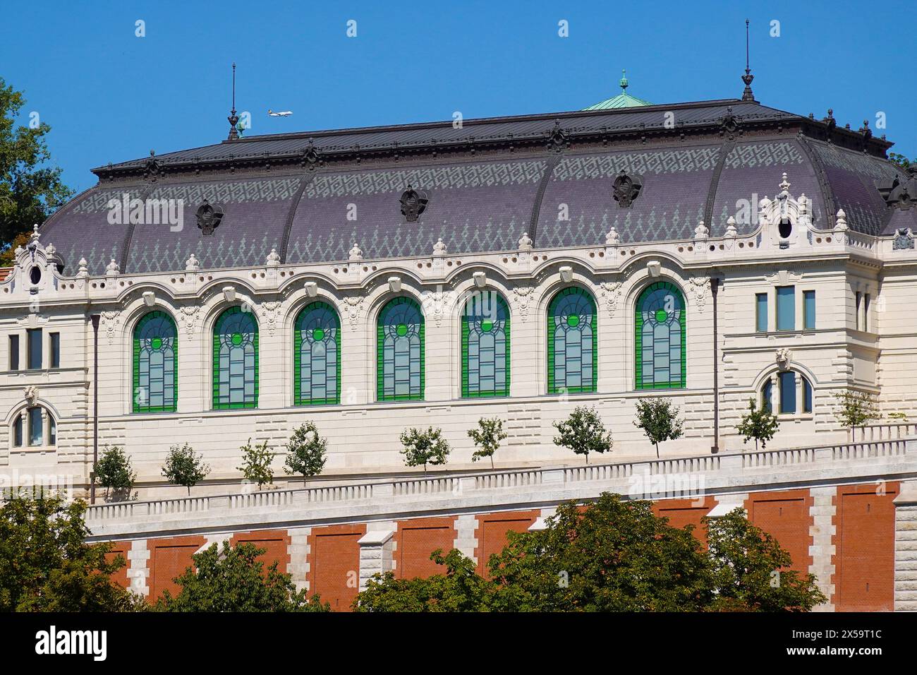 Hungary, Budapest, Buda Castle was built on the southern tip of Castle ...
