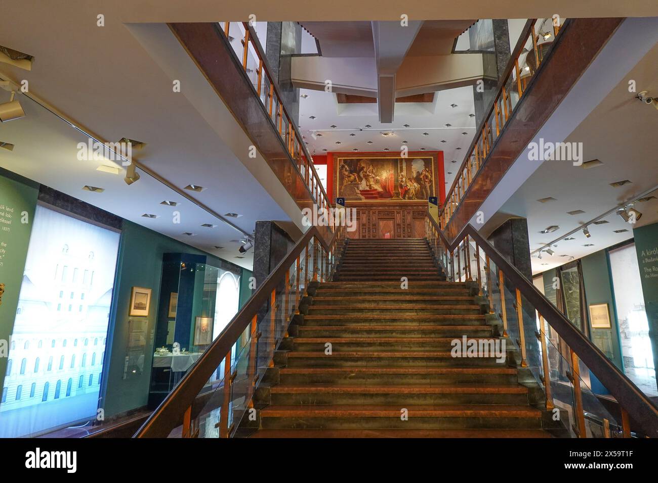 Hungary, Budapest, Buda Castle was built on the southern tip of Castle ...