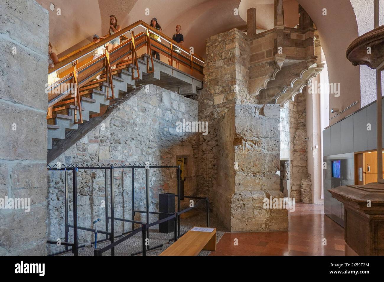 Hungary, Budapest, Buda Castle was built on the southern tip of Castle ...