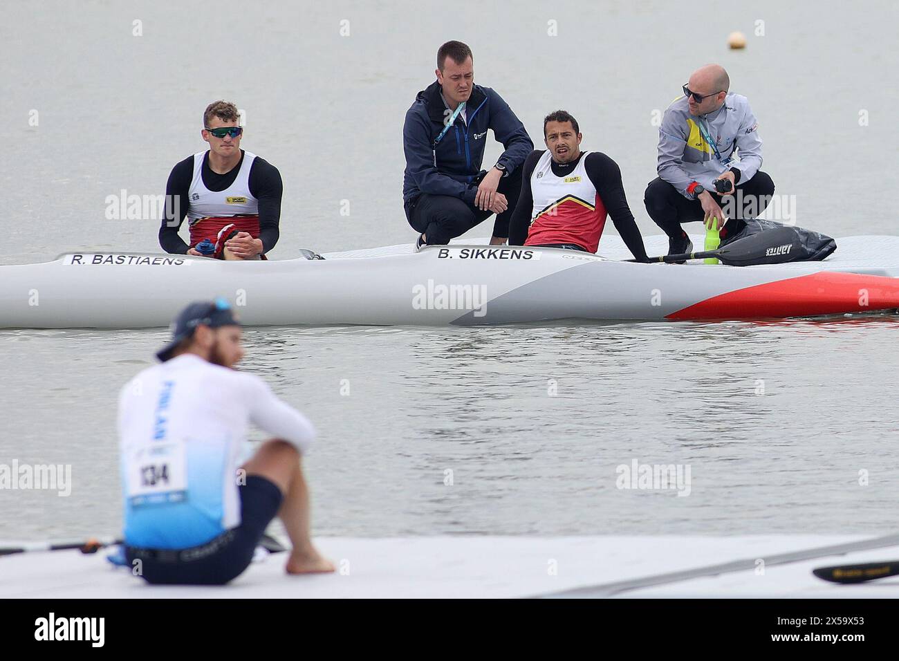 Huszeged, Hungary. 08th May, 2024. Bram Sikkens and Rafael Bastiaens of ...