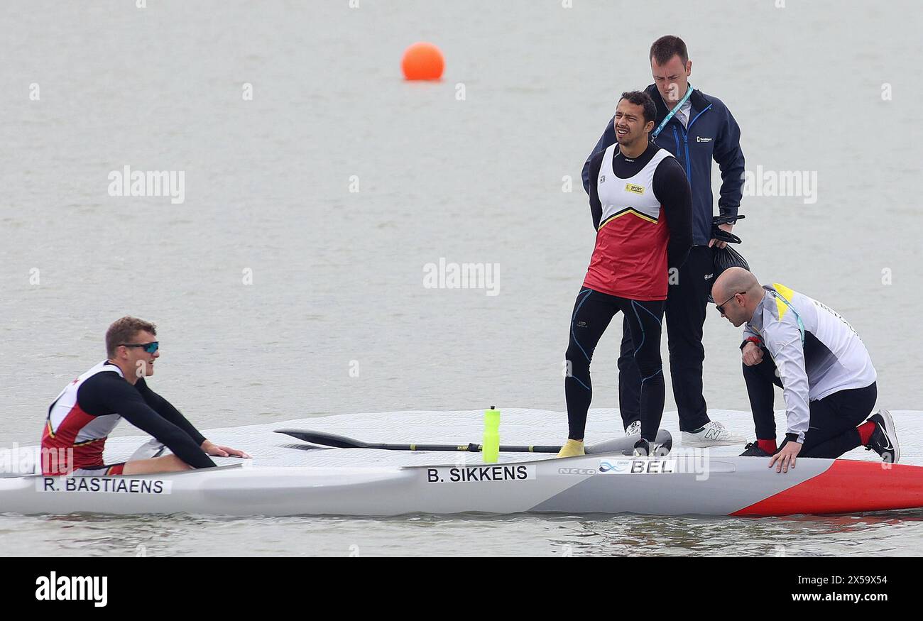 Huszeged, Hungary. 08th May, 2024. Bram Sikkens and Rafael Bastiaens of ...