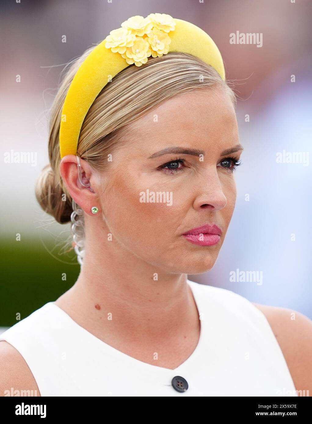 ITV Presenter Leonna Mayor during the Boodles May Festival Trials Day ...