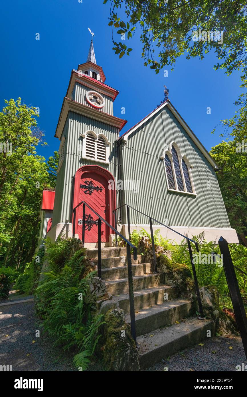 Republic of Ireland, County Monaghan, Laragh, The Tin Church in a Swiss ...