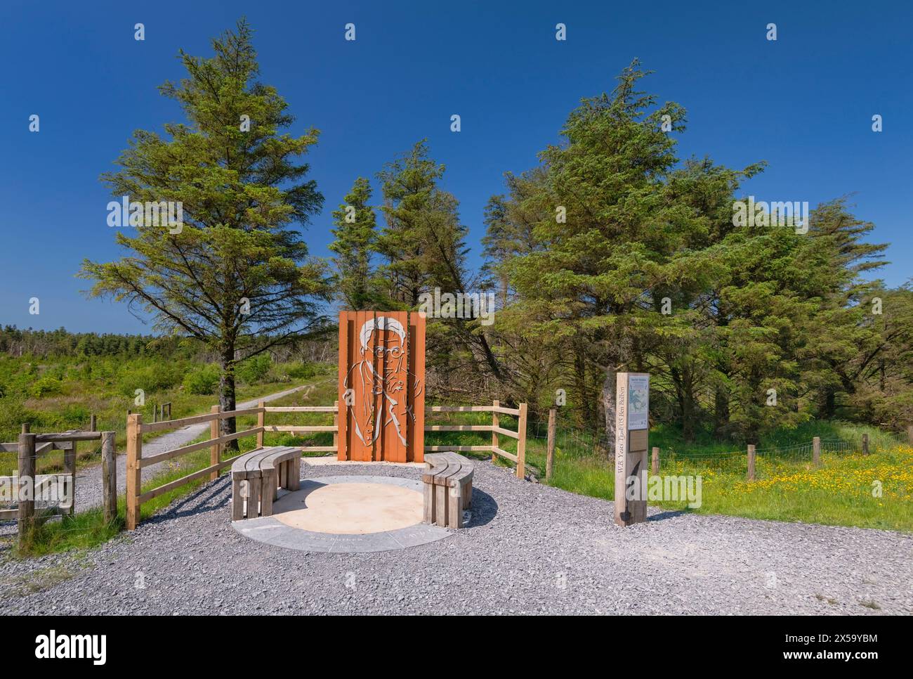 Republic of Ireland, County Sligo, Yeats Trail which is a signposted ...