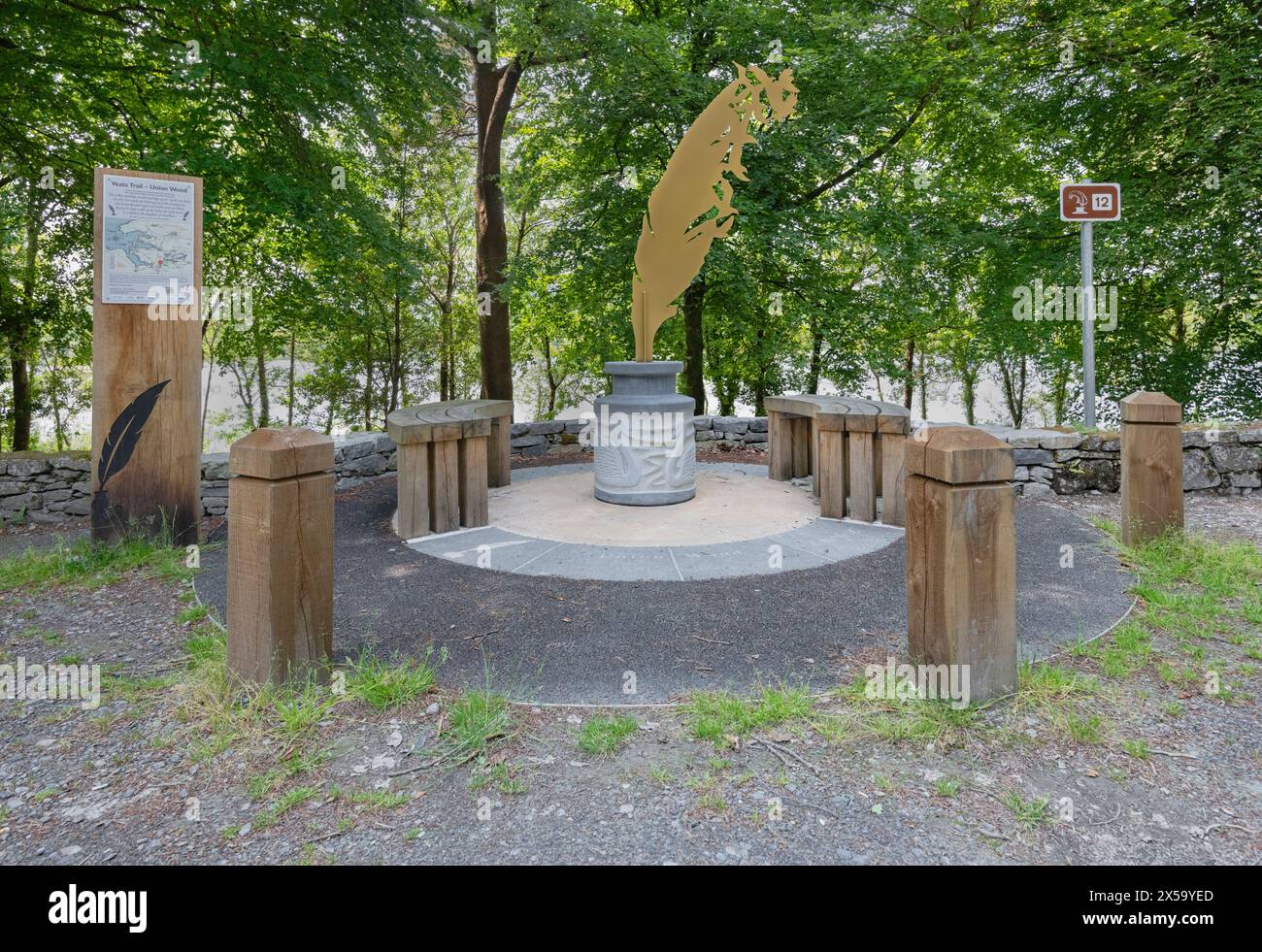 Republic of Ireland, County Sligo, Yeats Trail which is a signposted ...