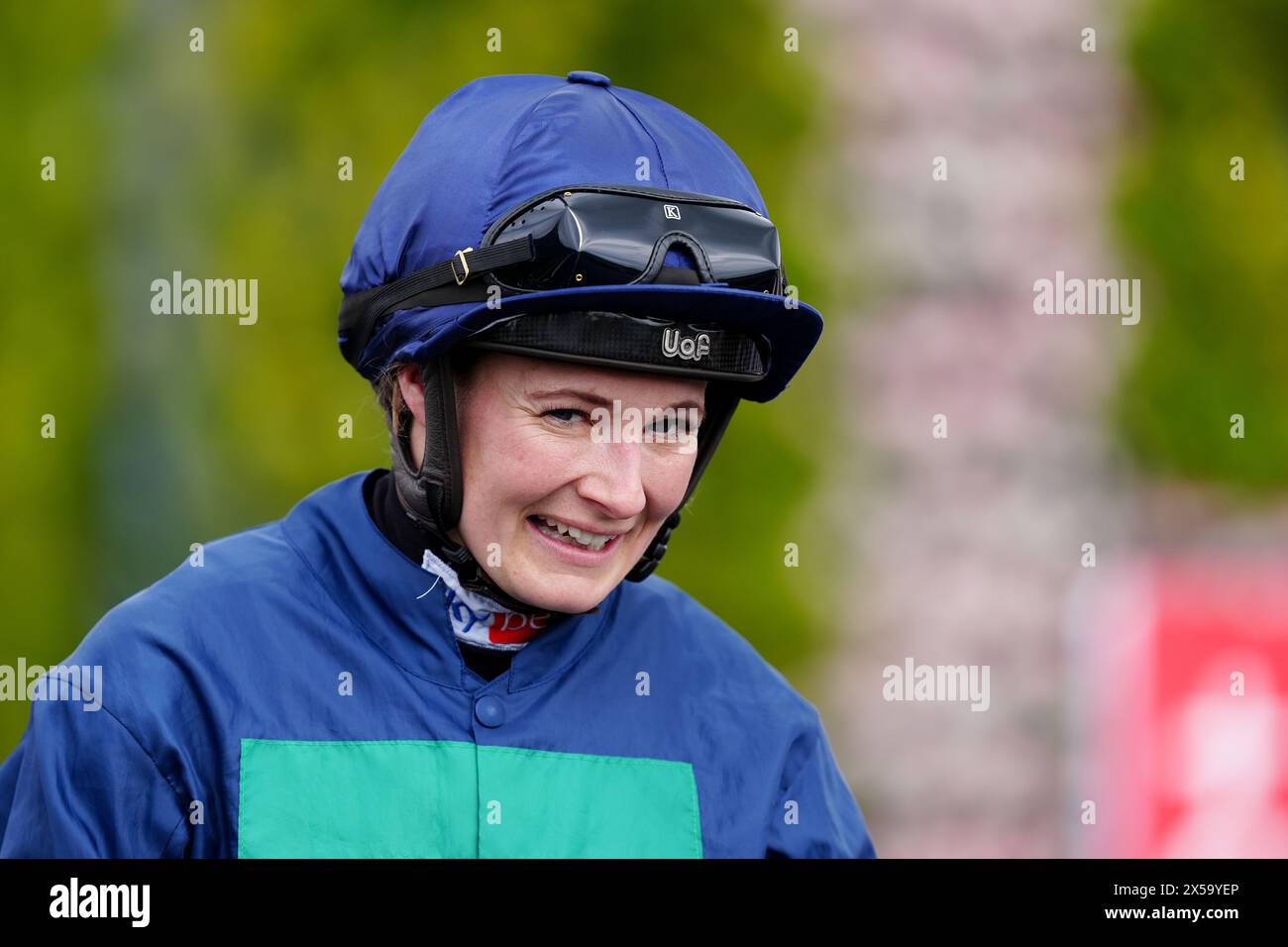 Knicks jockey Joanna Mason after winning the tote.co.uk Saddle-Up For ...