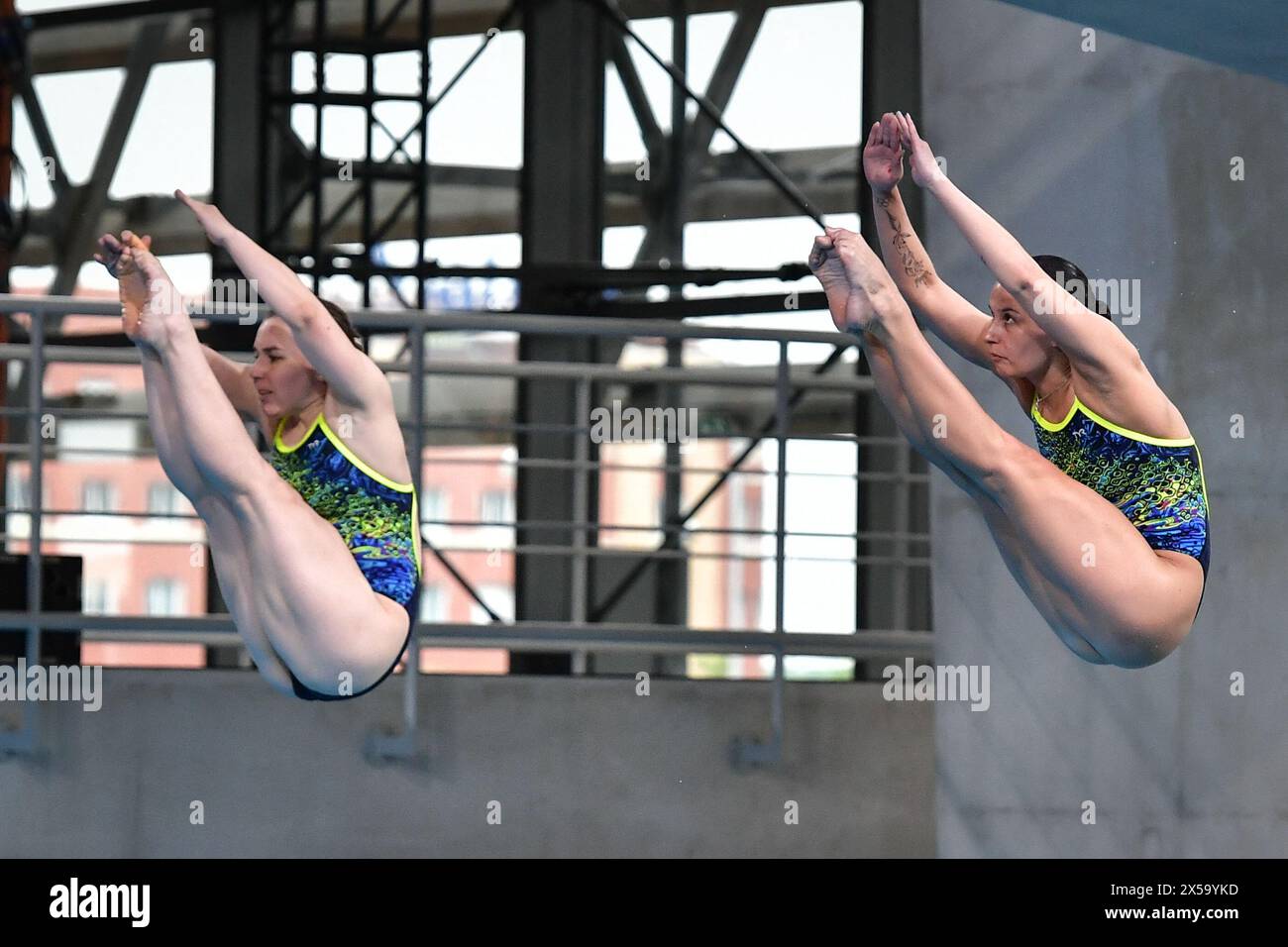 Saint-Denis, north of Paris, on May 8, 2024. Ukraine's Viktoriia Kesar ...