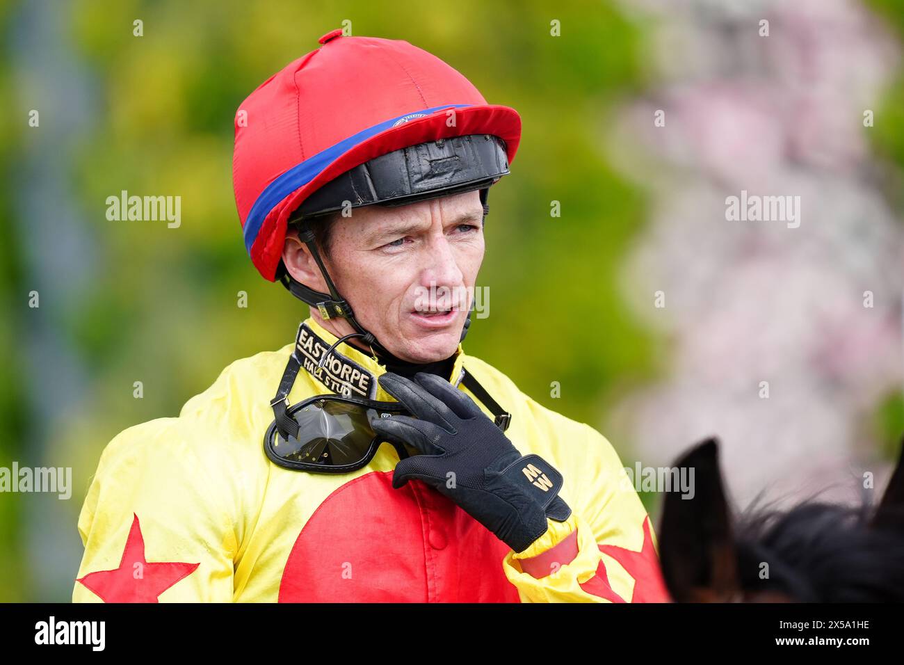 Jockey David Allan during the Boodles May Festival Trials Day at ...