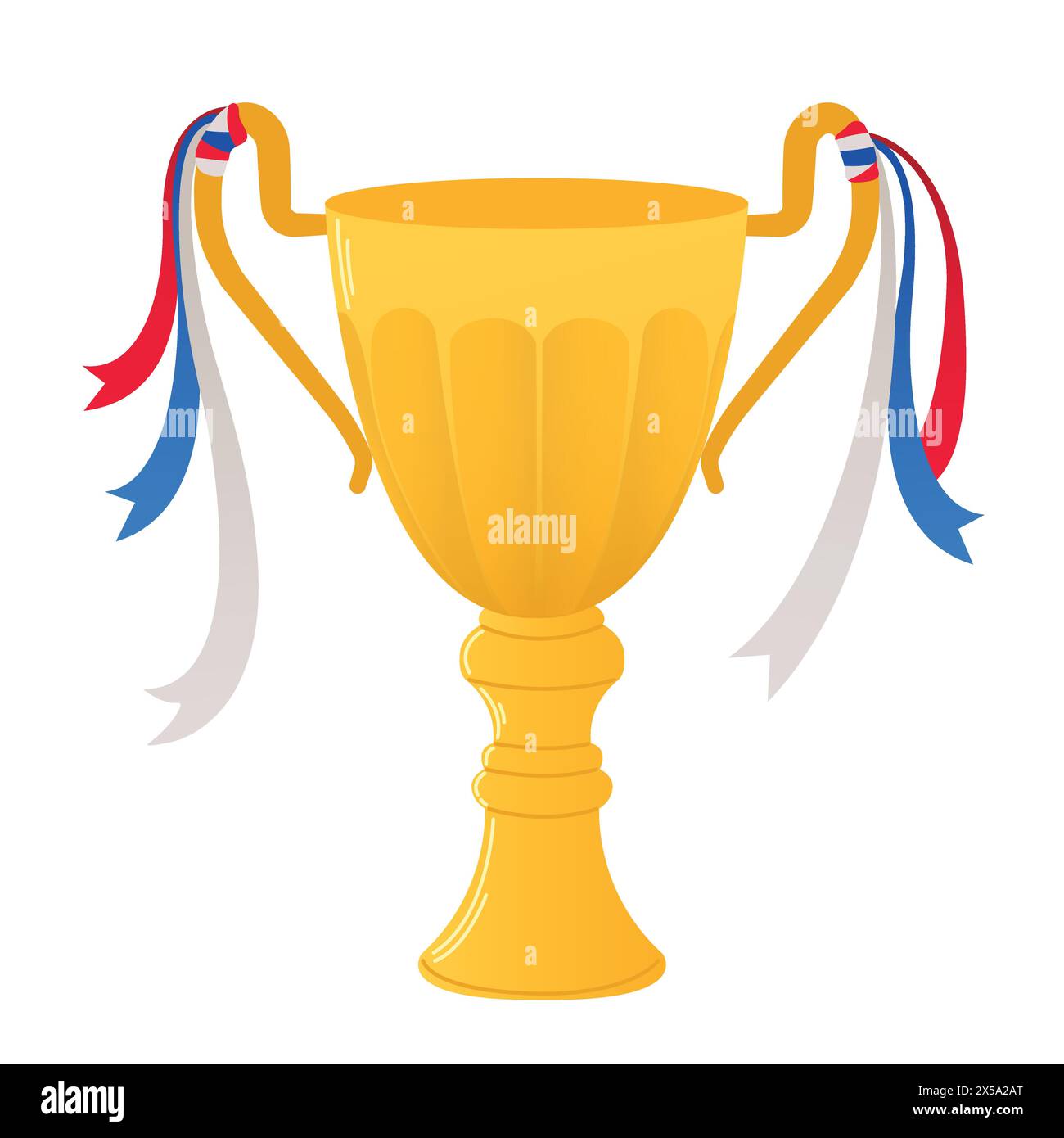 Vector illustration of winners trophy icon isolated on white background ...