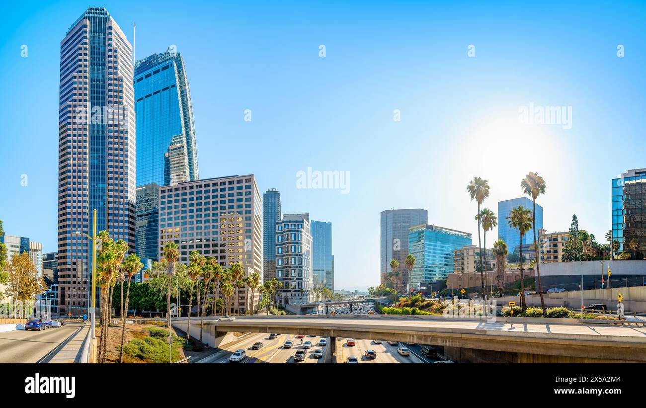 Downtown los angeles california rush hi-res stock photography and ...