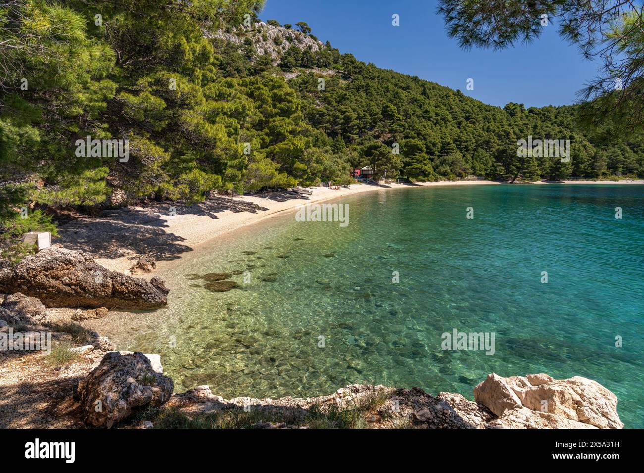 Der Strand Velika Duba, Zivogosce, Kroatien, Europa | Duba beach in ...