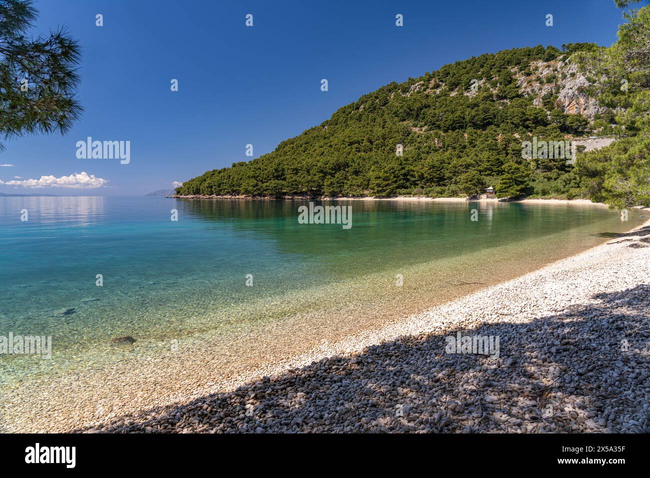 Der Strand Velika Duba, Zivogosce, Kroatien, Europa | Duba beach in ...
