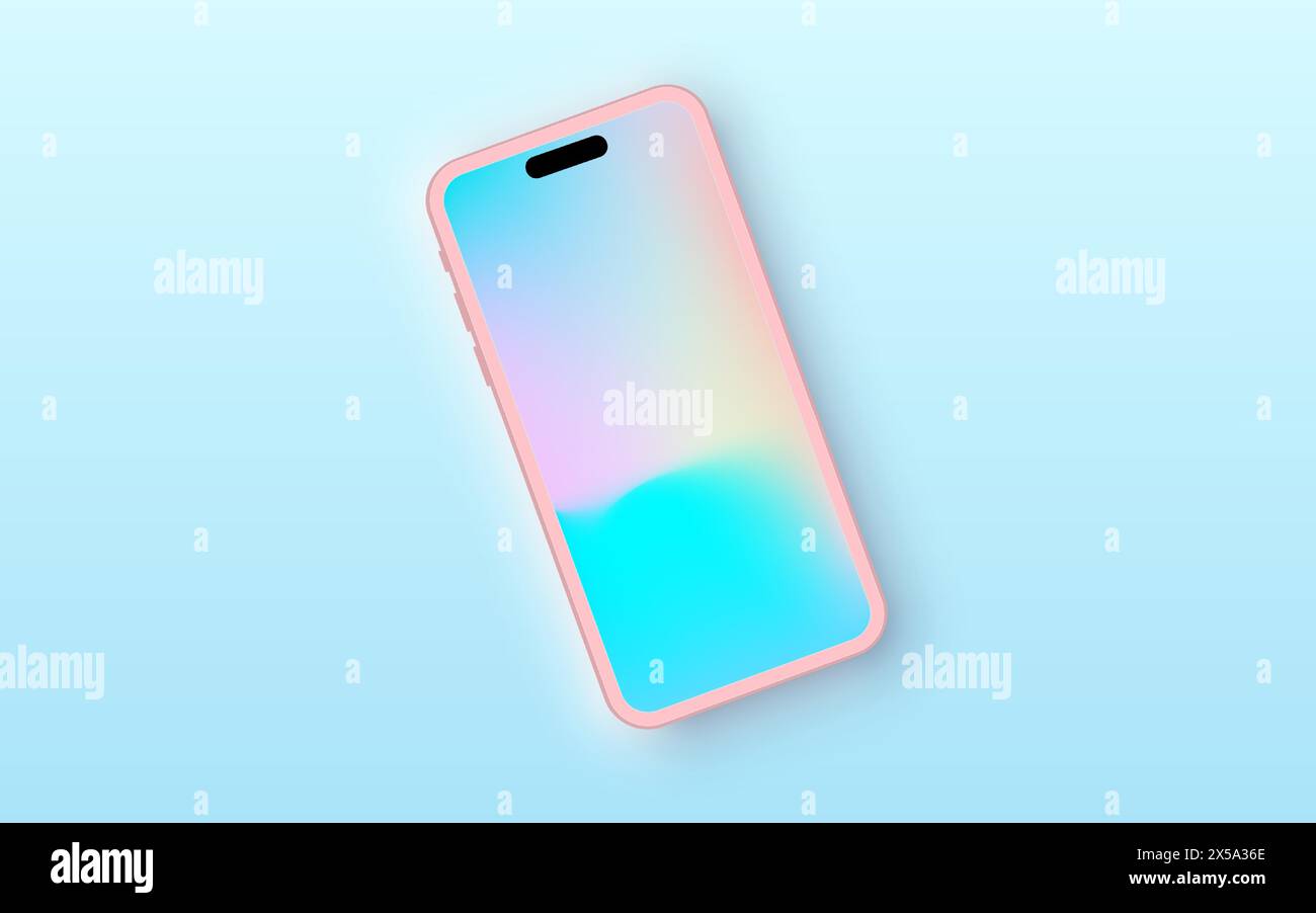 Smatphone mockup, Phone templete, Mobile visual mock, Modern cellphone temp, Abstract smart ...