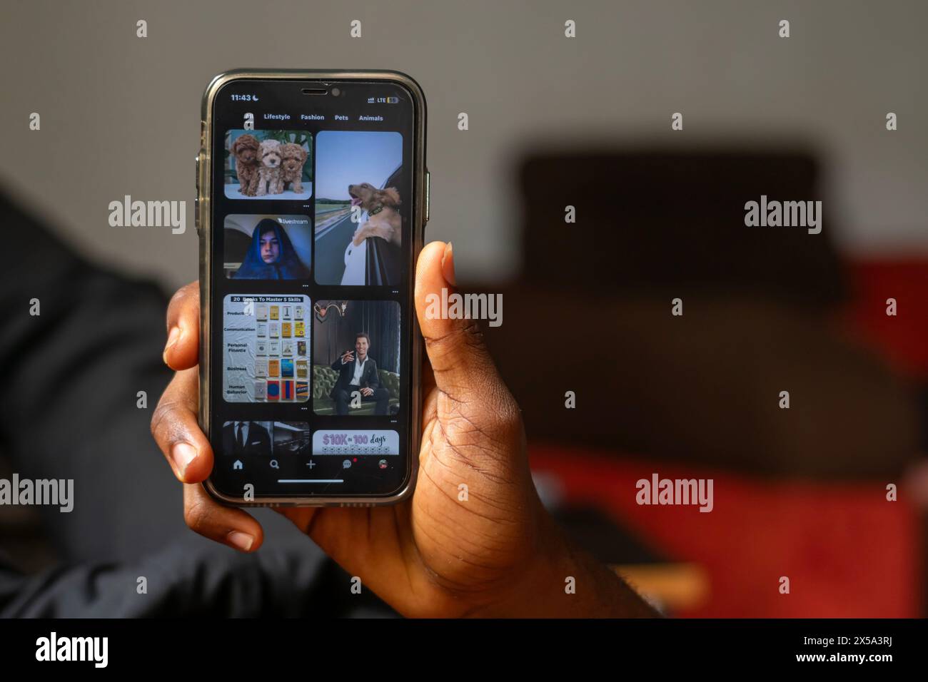 FCT Abuja, Nigeria - May 8 2024: Pinterest is a pinboard-style photo ...