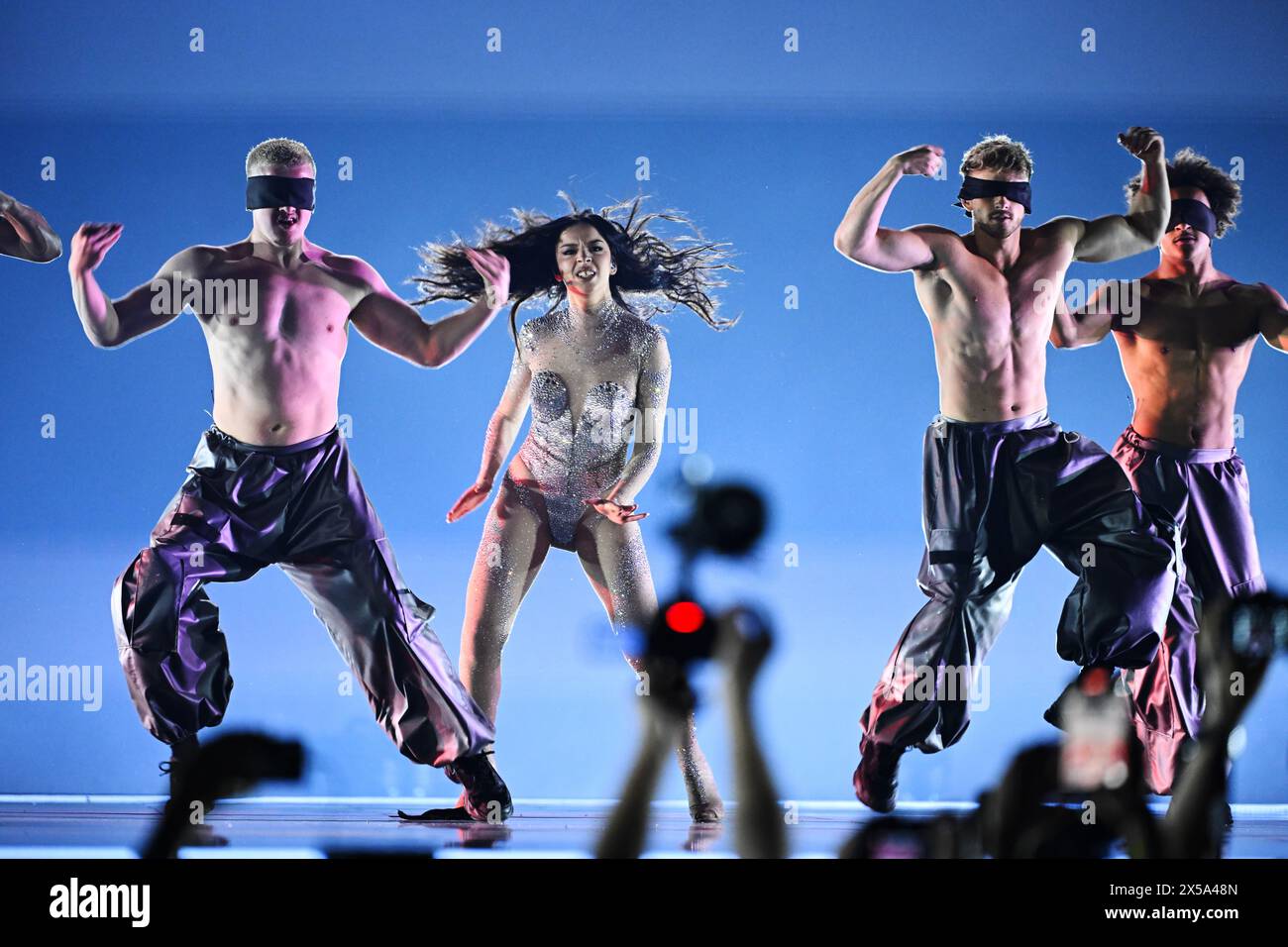 Sarah Bonnici representing Malta with the song "Loop" during the first ...