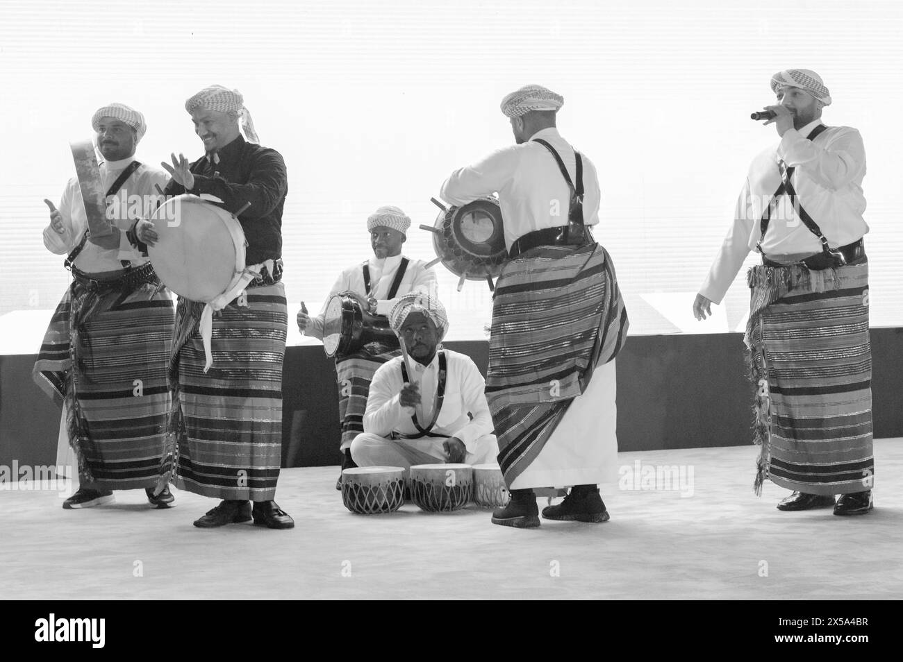 Arab Traditional music group from Oman,Qatar 10-05-2024 Doha Qatar ...