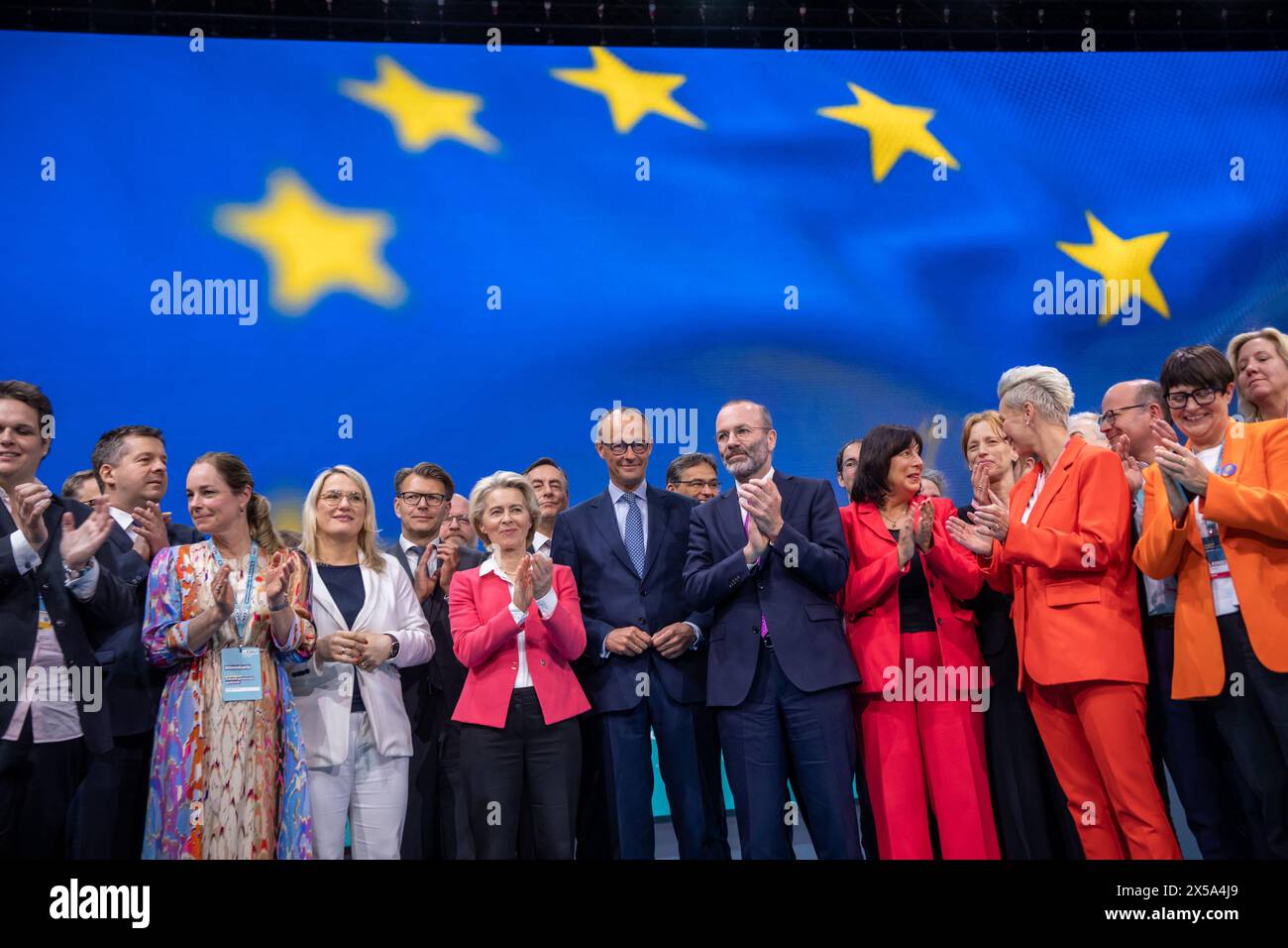 dpatop - 08 May 2024, Berlin: Friedrich Merz (M), CDU Federal Chairman ...