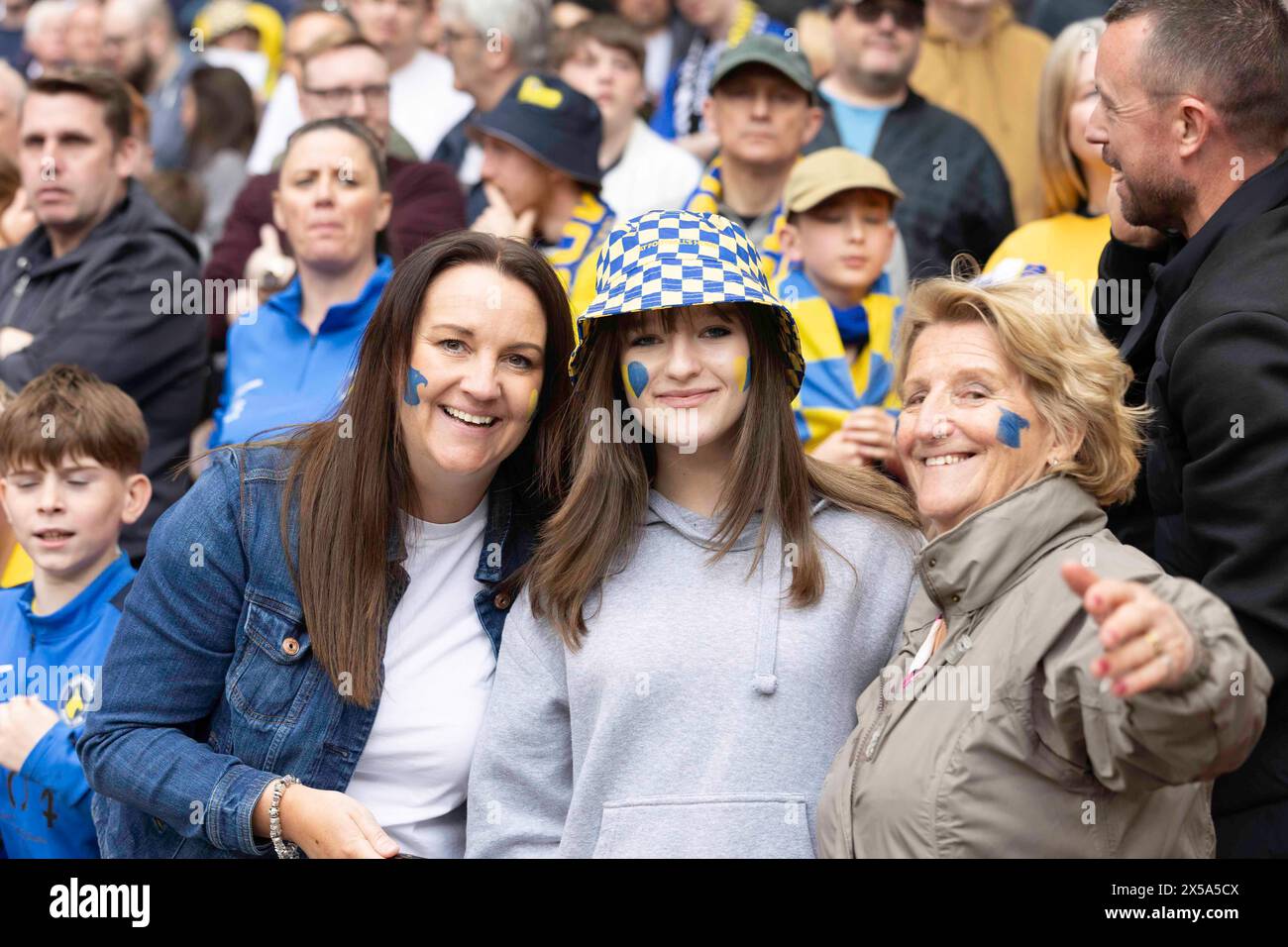Wembley Crowd Vanarama Promotion Final Bromley V Solihull 2024 Stock ...