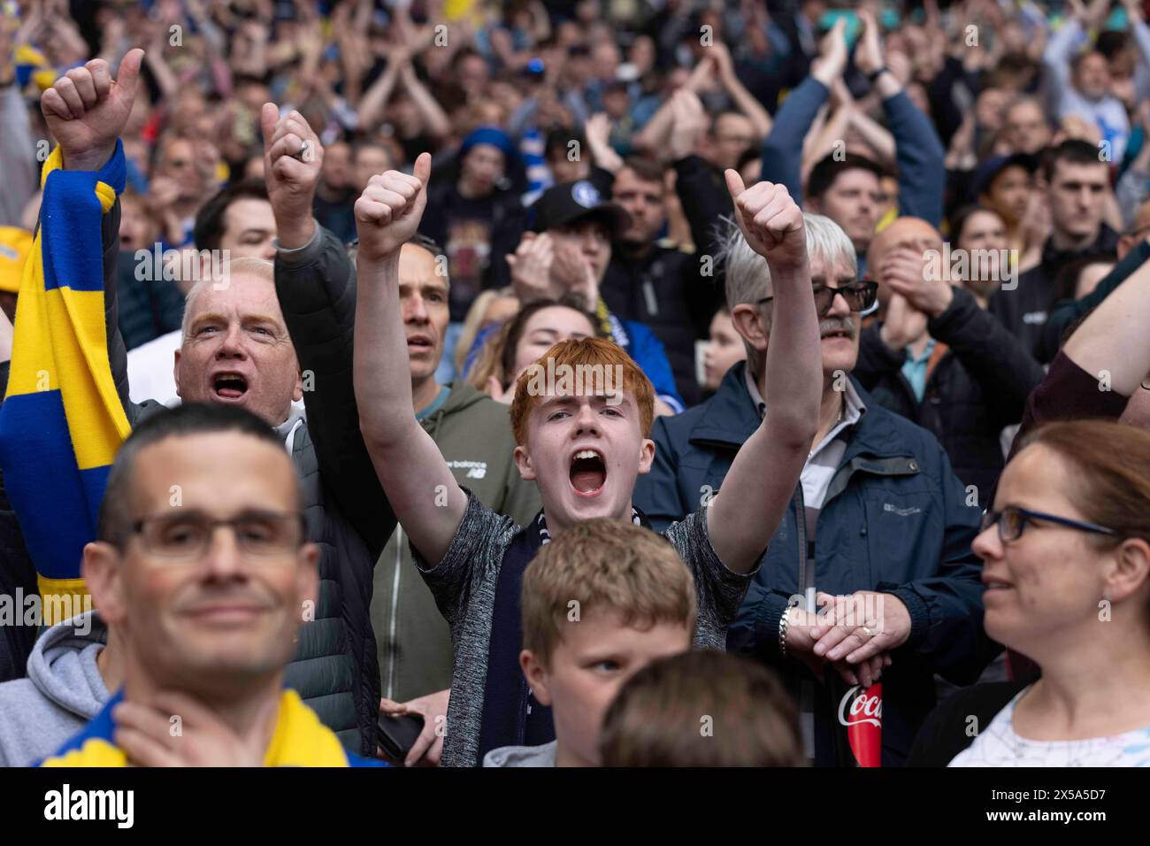 Wembley Crowd Vanarama Promotion Final Bromley V Solihull 2024 Stock ...