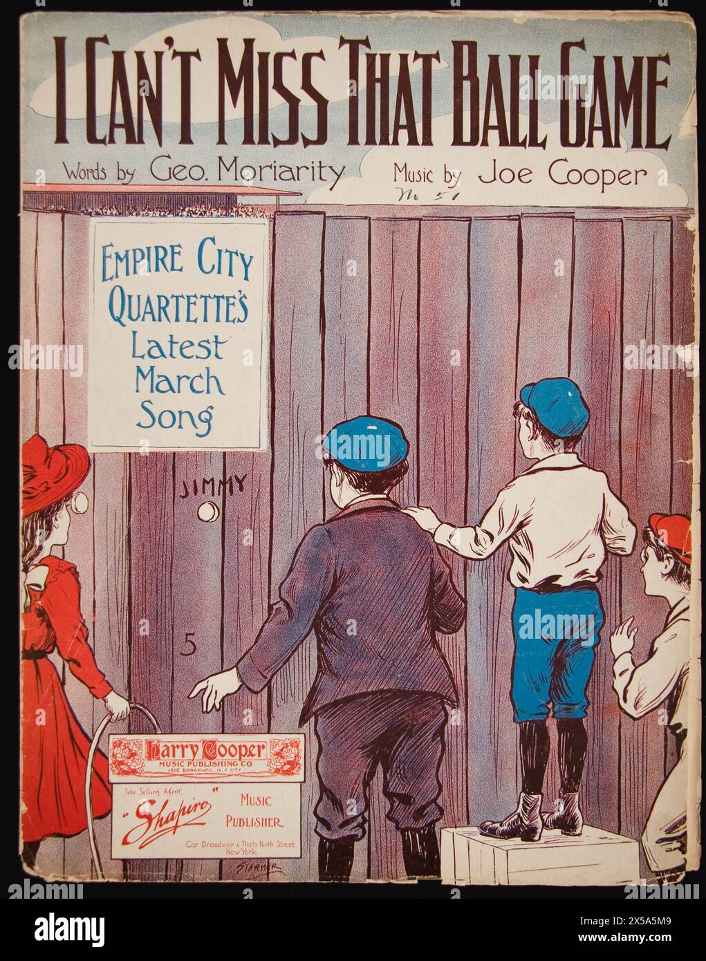 "I can't Miss That Ball Game". words by Geo Moriarty, Music by Joe ...