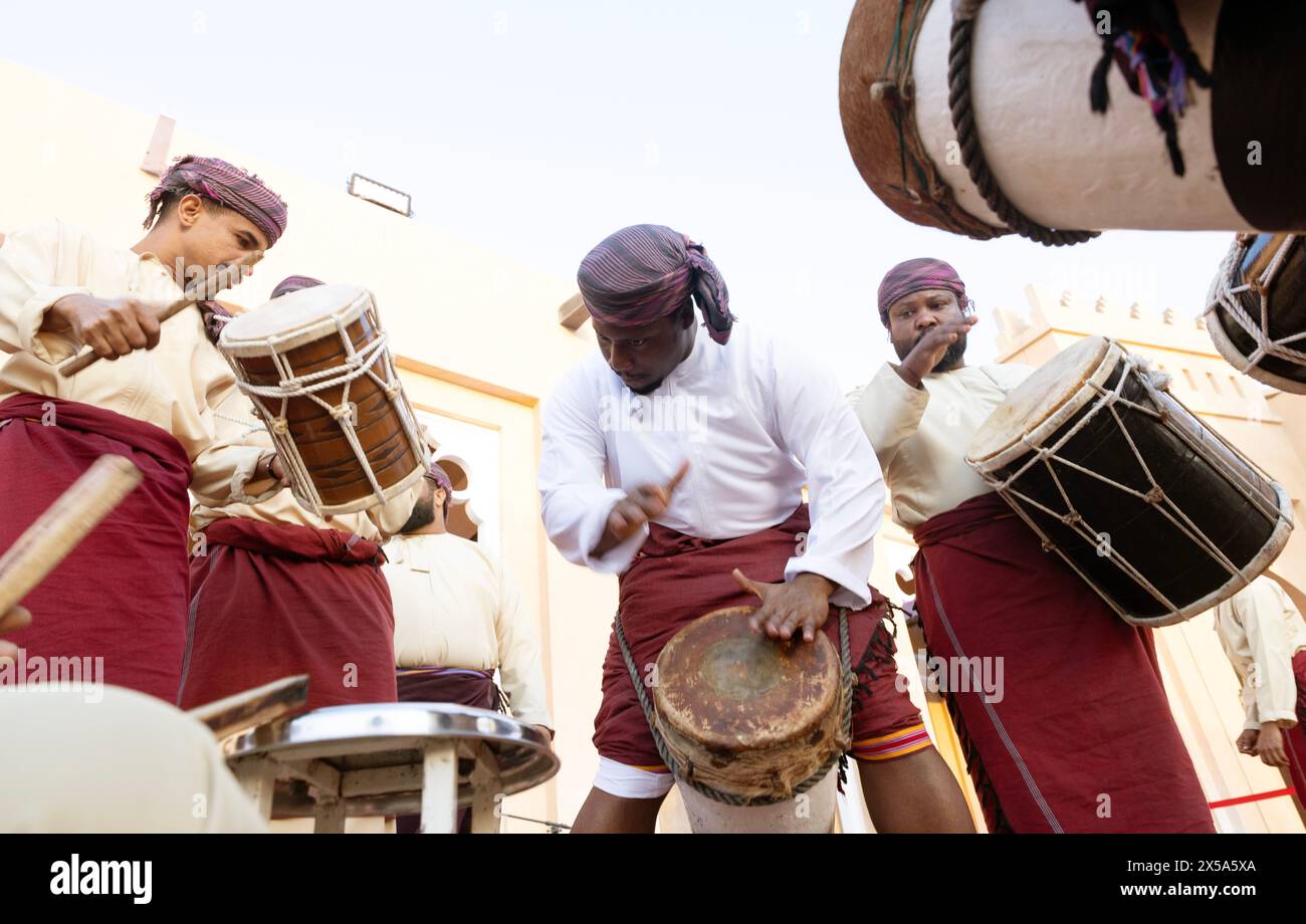 Arab Traditional music group from Oman,Qatar 10-05-2024 Doha Qatar ...