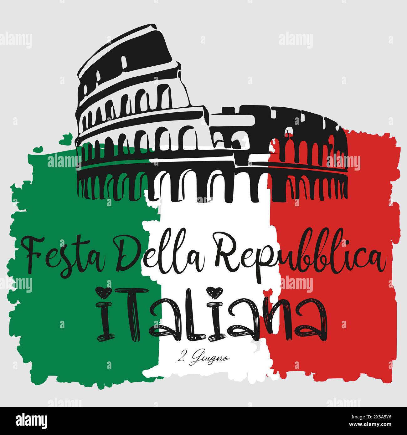 Festa della Repubblica Italiana. Italy Republic Day. Happy national ...