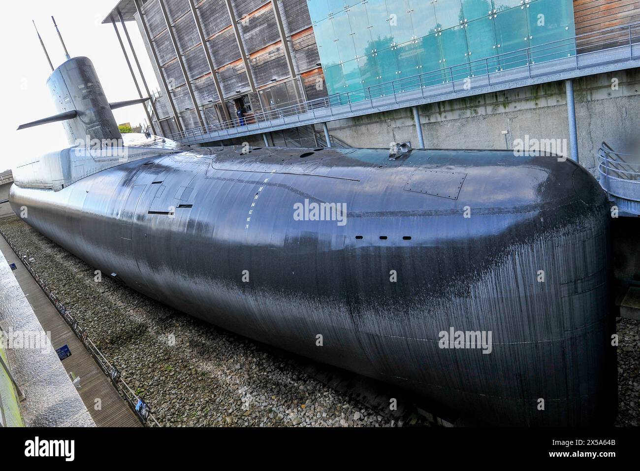 France - Cherbourg, le vendredi 18 aout 2017. Cité de la mer - Le sous ...
