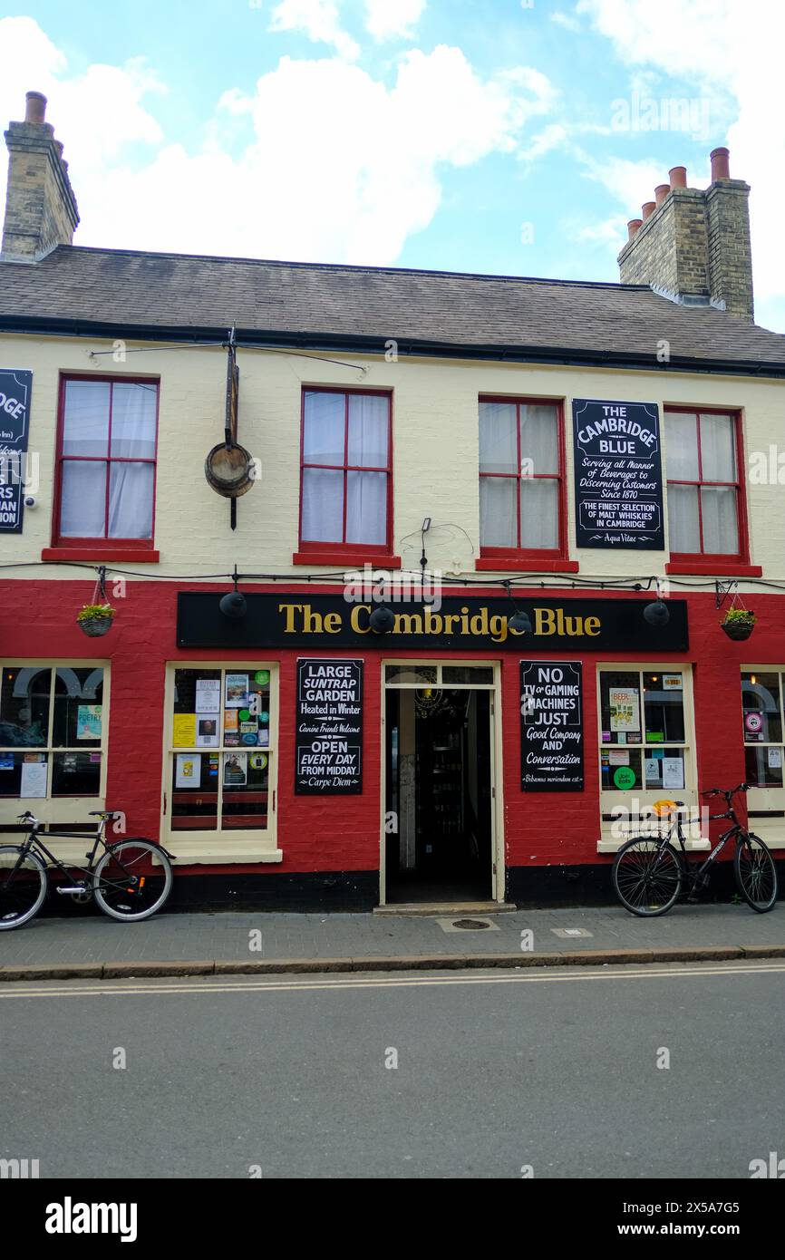 Cambridge Blue pub in Cambridge, UK Stock Photo - Alamy