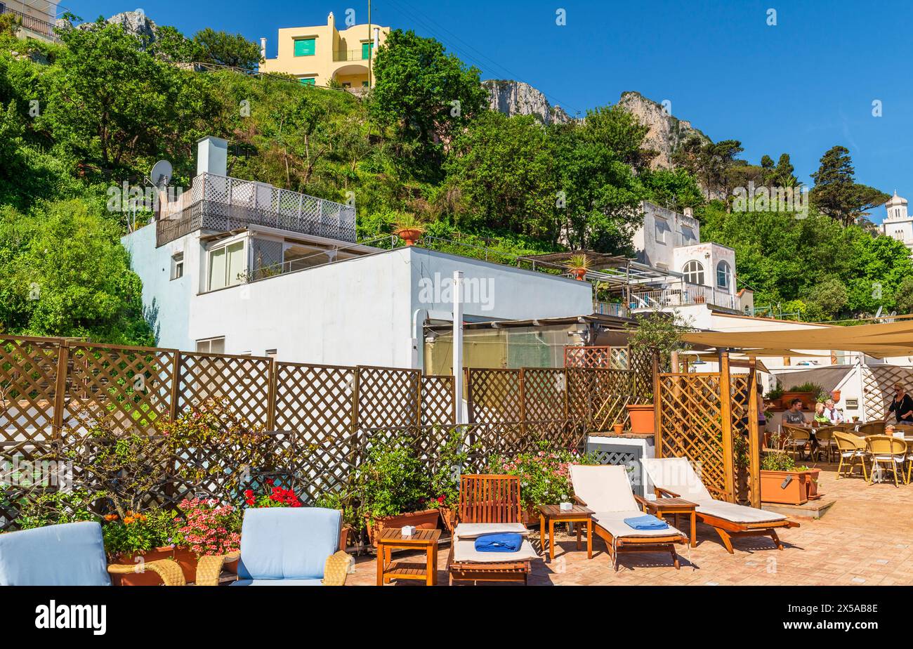 The wonderful island of Capri, amalfi coast, bay of naples, italy Stock ...