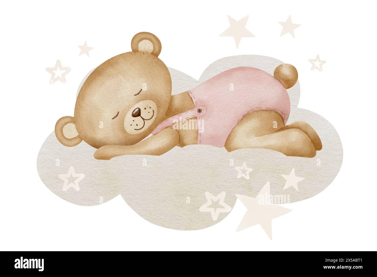 Sleeping child drawing Cut Out Stock Images & Pictures - Alamy