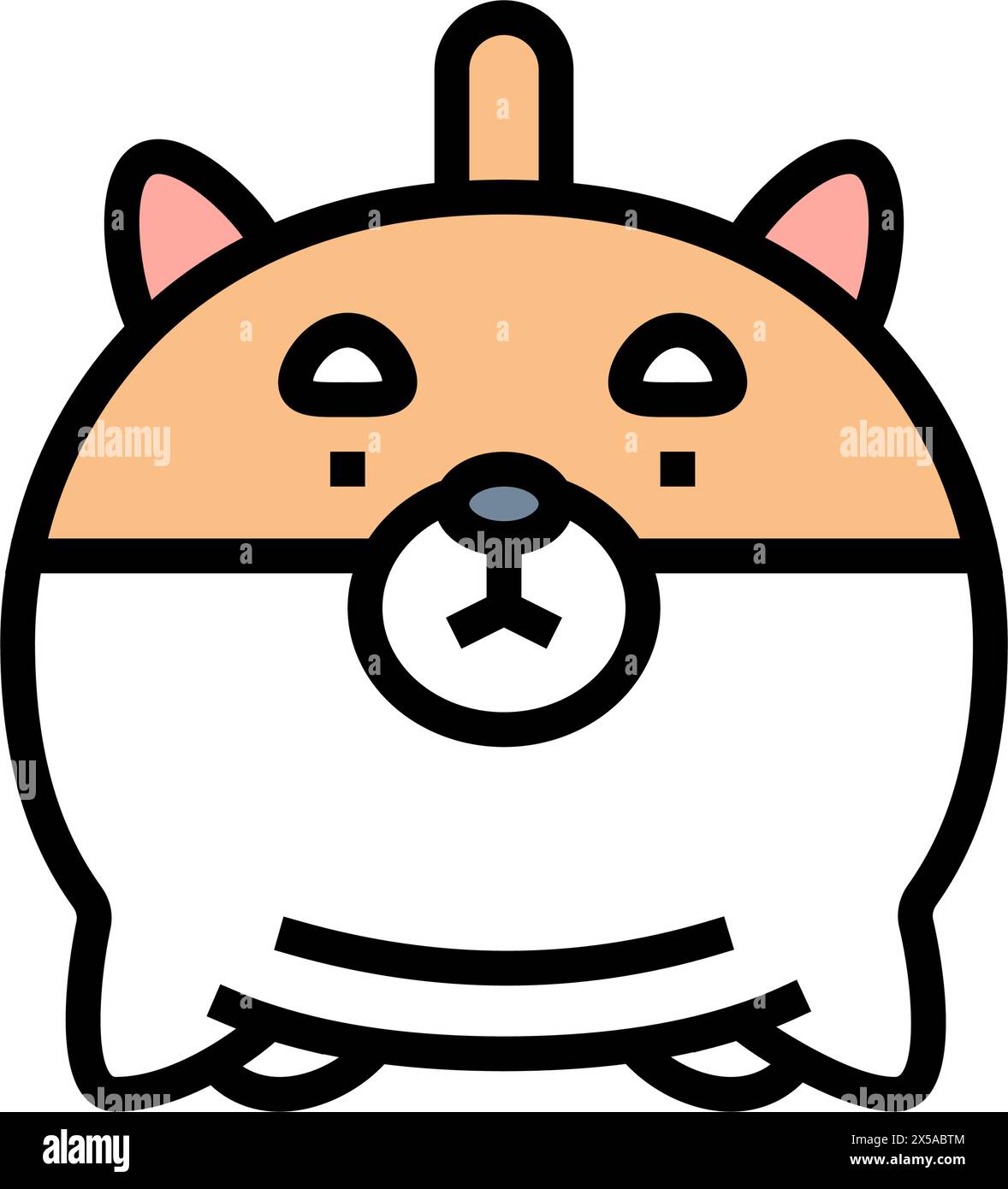 plushies kawaii color icon vector illustration Stock Vector Image & Art ...