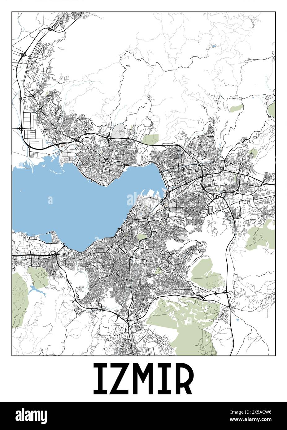Map of izmir hi-res stock photography and images - Alamy