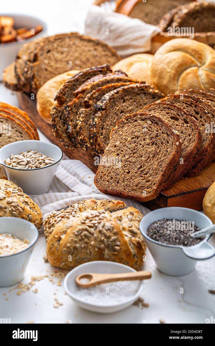Various bakery pastry products hi-res stock photography and images - Alamy