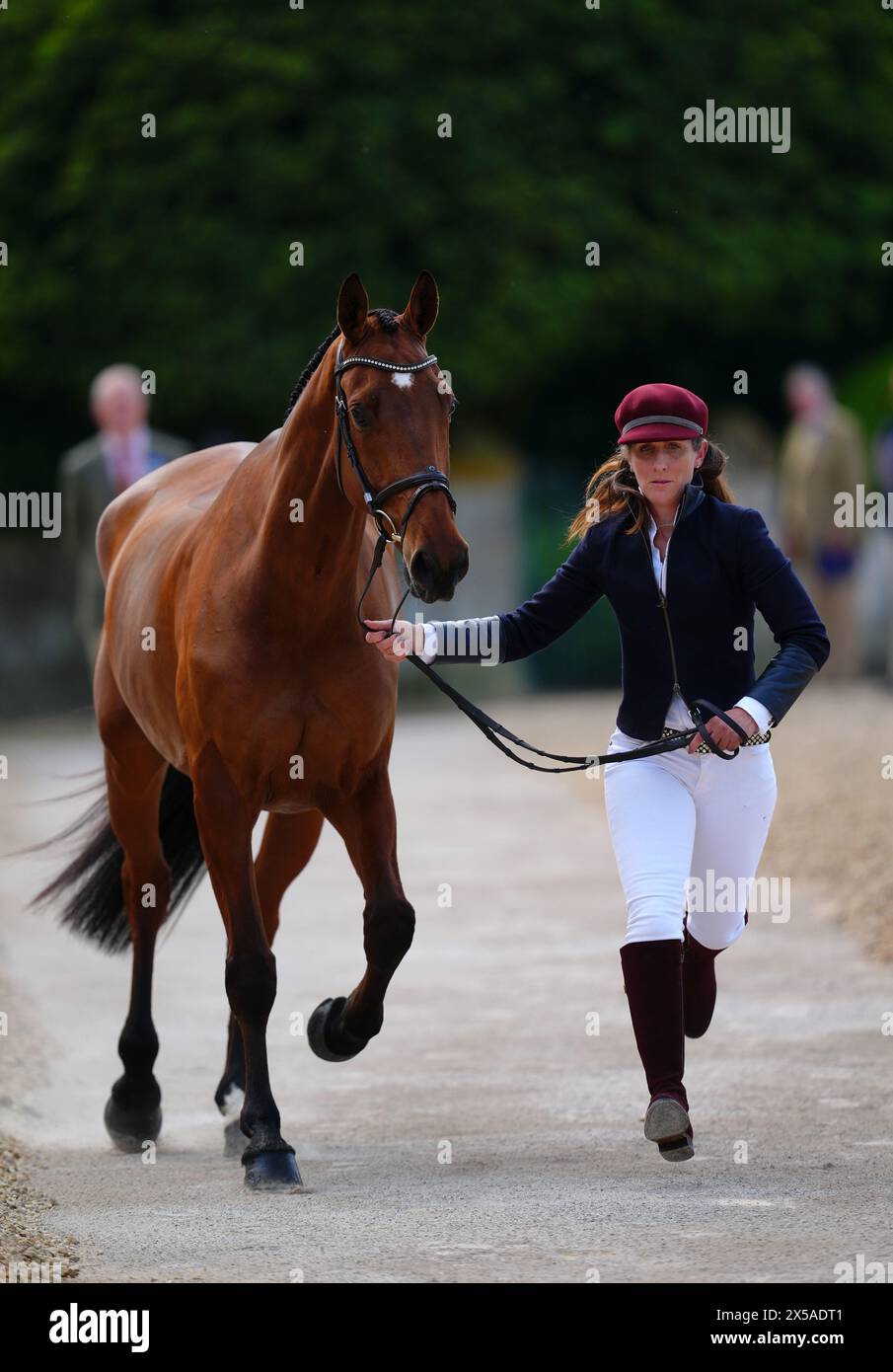 CBI Aldo and Caroline Powell during the first horse inspection on day ...