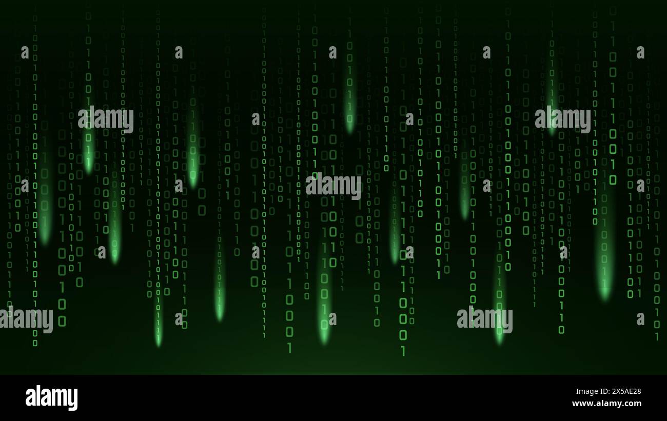 Digital binary Stock Vector Images - Alamy
