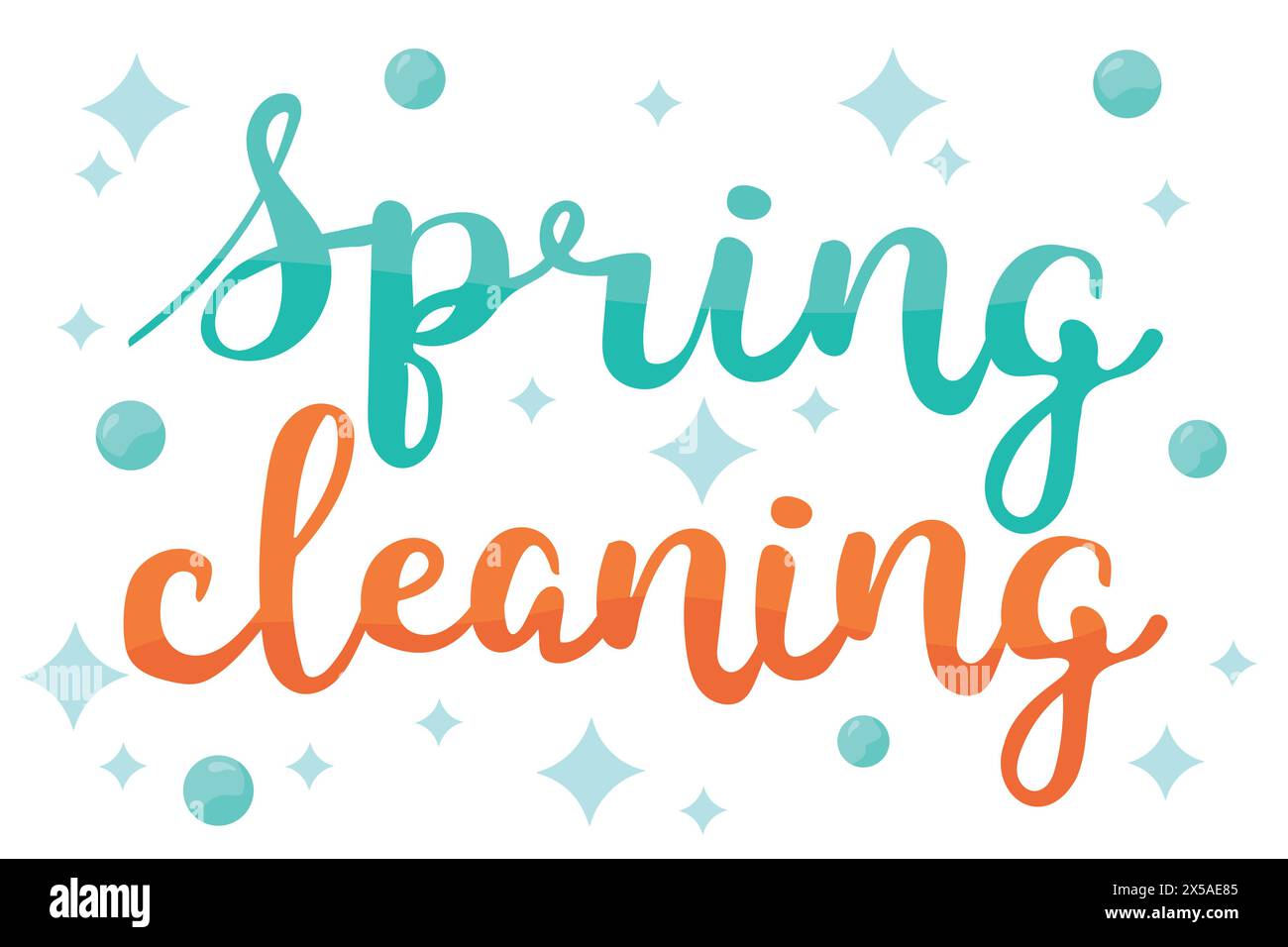 Spring Cleaning Letter Decorating And Foam Background, Housework ...