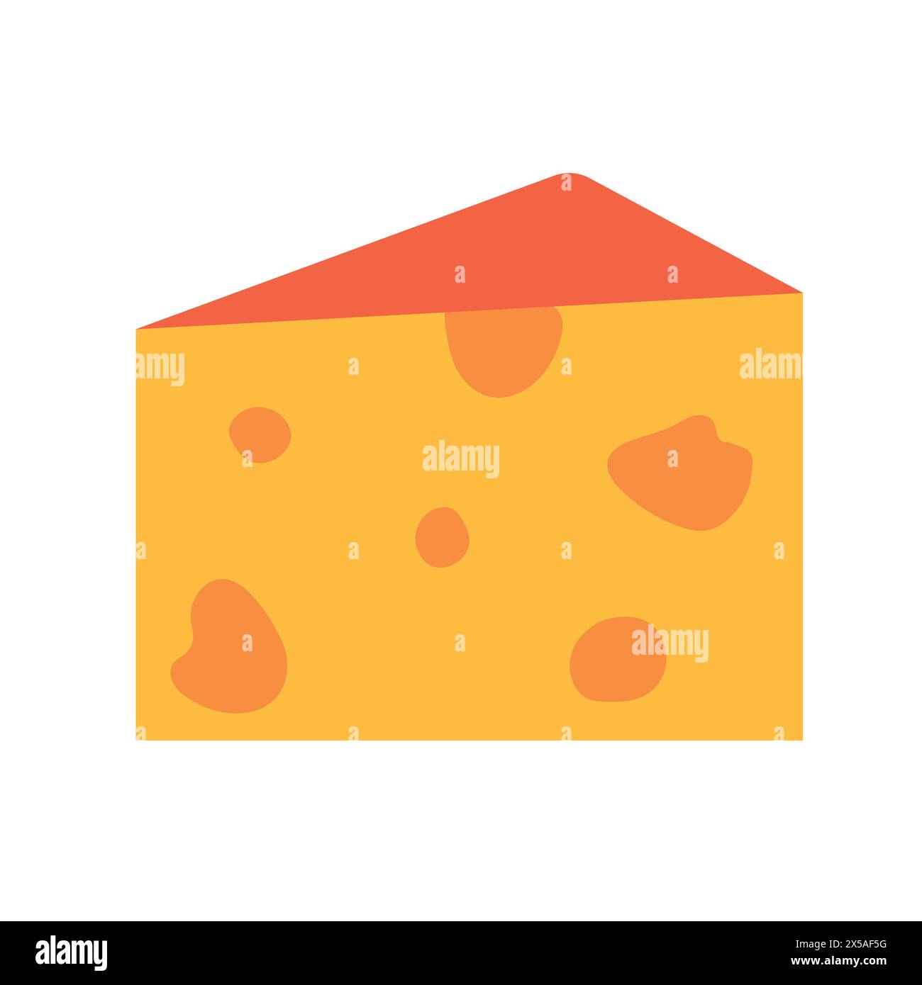 Icon web Flat cheese isolated on white background. Vector illustration ...