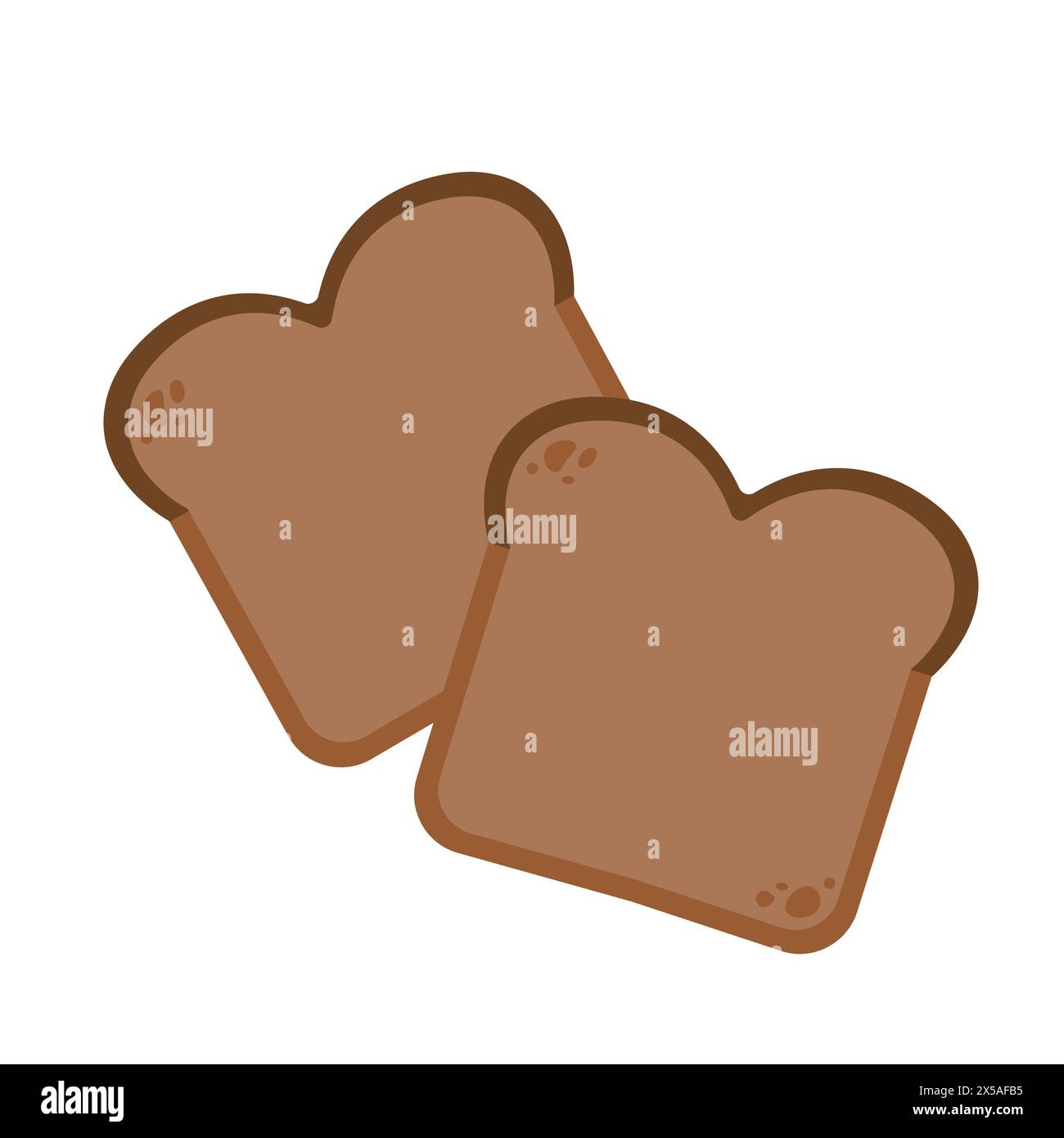 Traditional classic brown bread. Brown wheat flour baking. Crisp Loaf ...